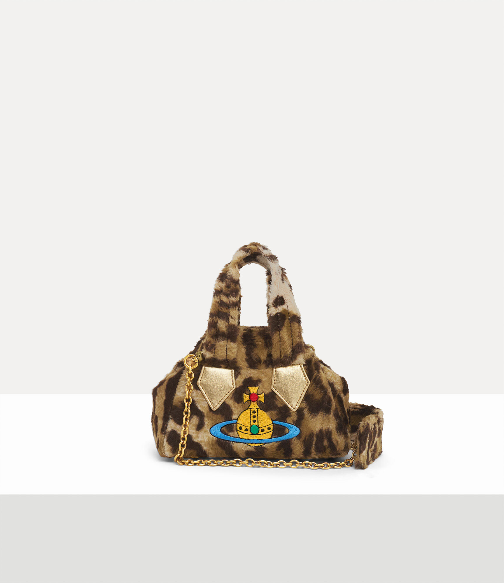 Yasmine Archive Mini Handbag in LEOPARD | Vivienne Westwood®