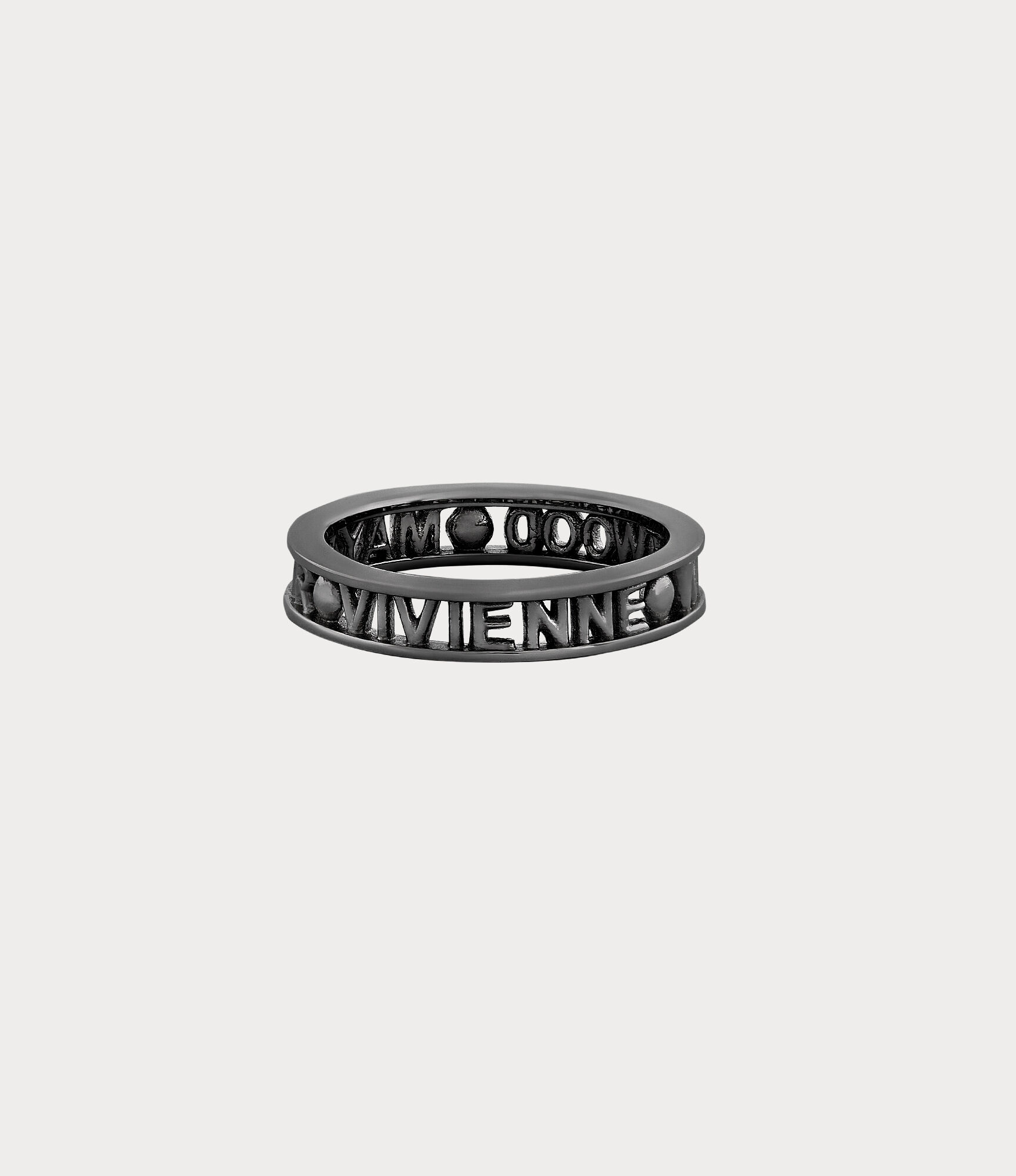 Westminster Ring in RUTHENIUM-925- | Vivienne Westwood®