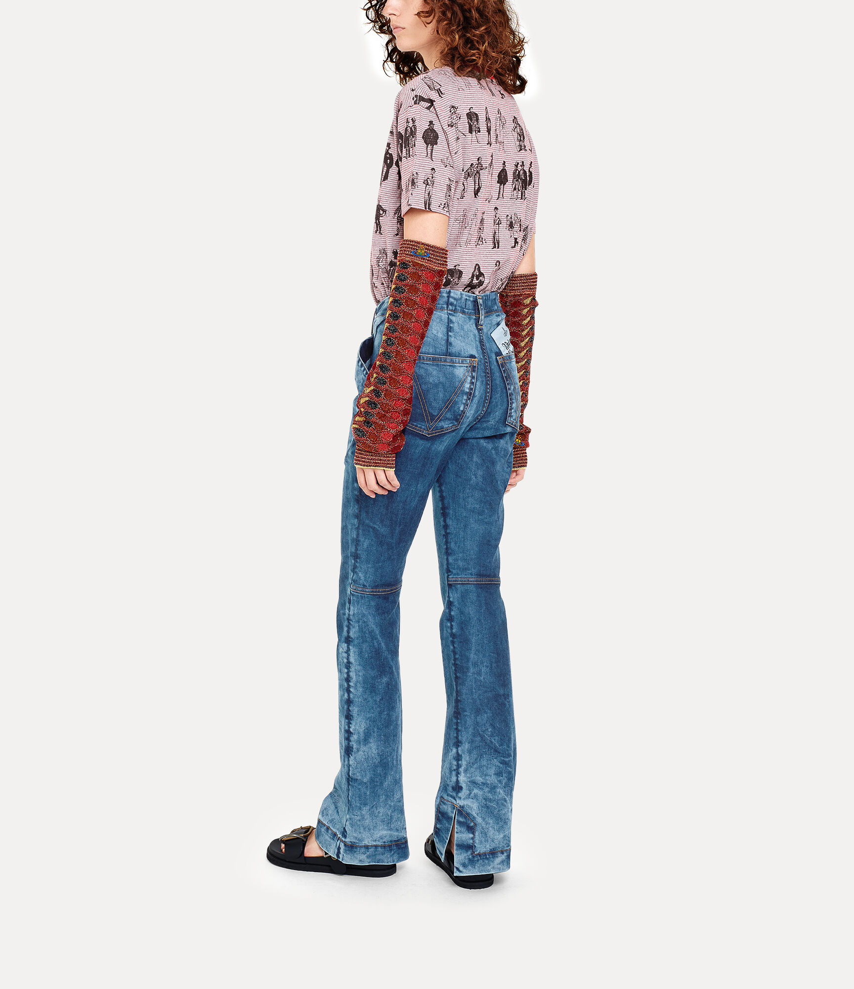 Edith Arm Warmers in MULTI-RED-GOLD | Vivienne Westwood®