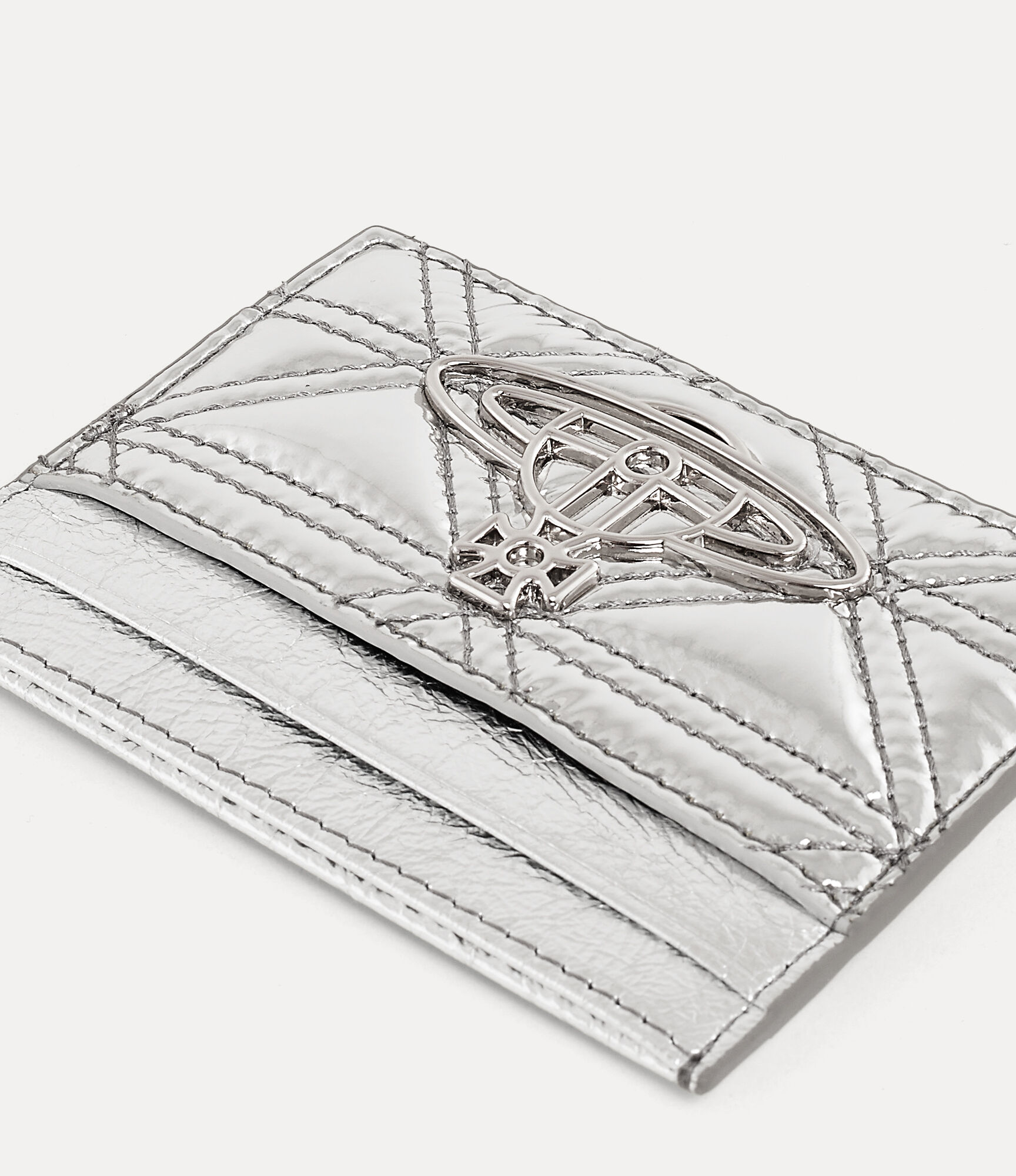 Flat Card Holder in SILVER | Vivienne Westwood®