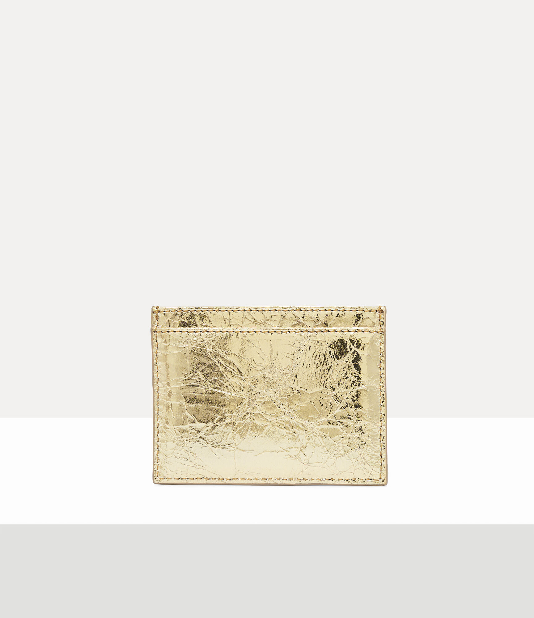 Flat Card Holder in GOLD | Vivienne Westwood®