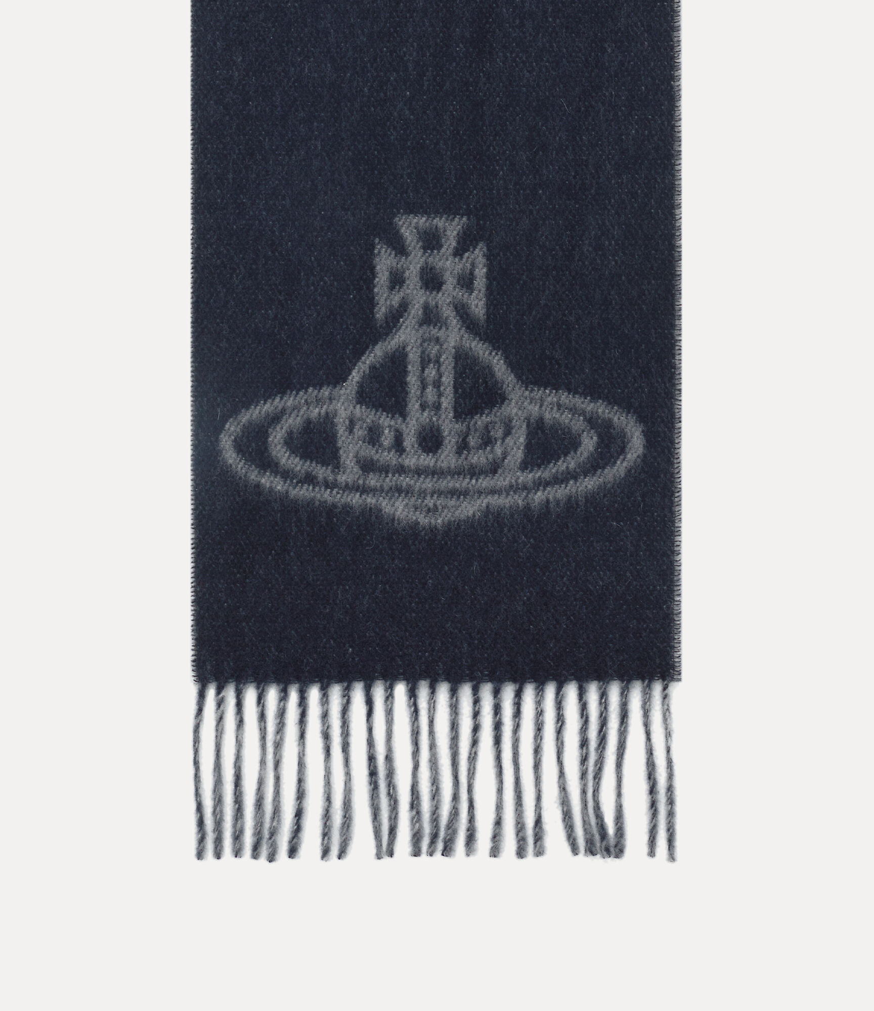 Single Orb Double Scarf in INDIGO-BLUE | Vivienne Westwood®