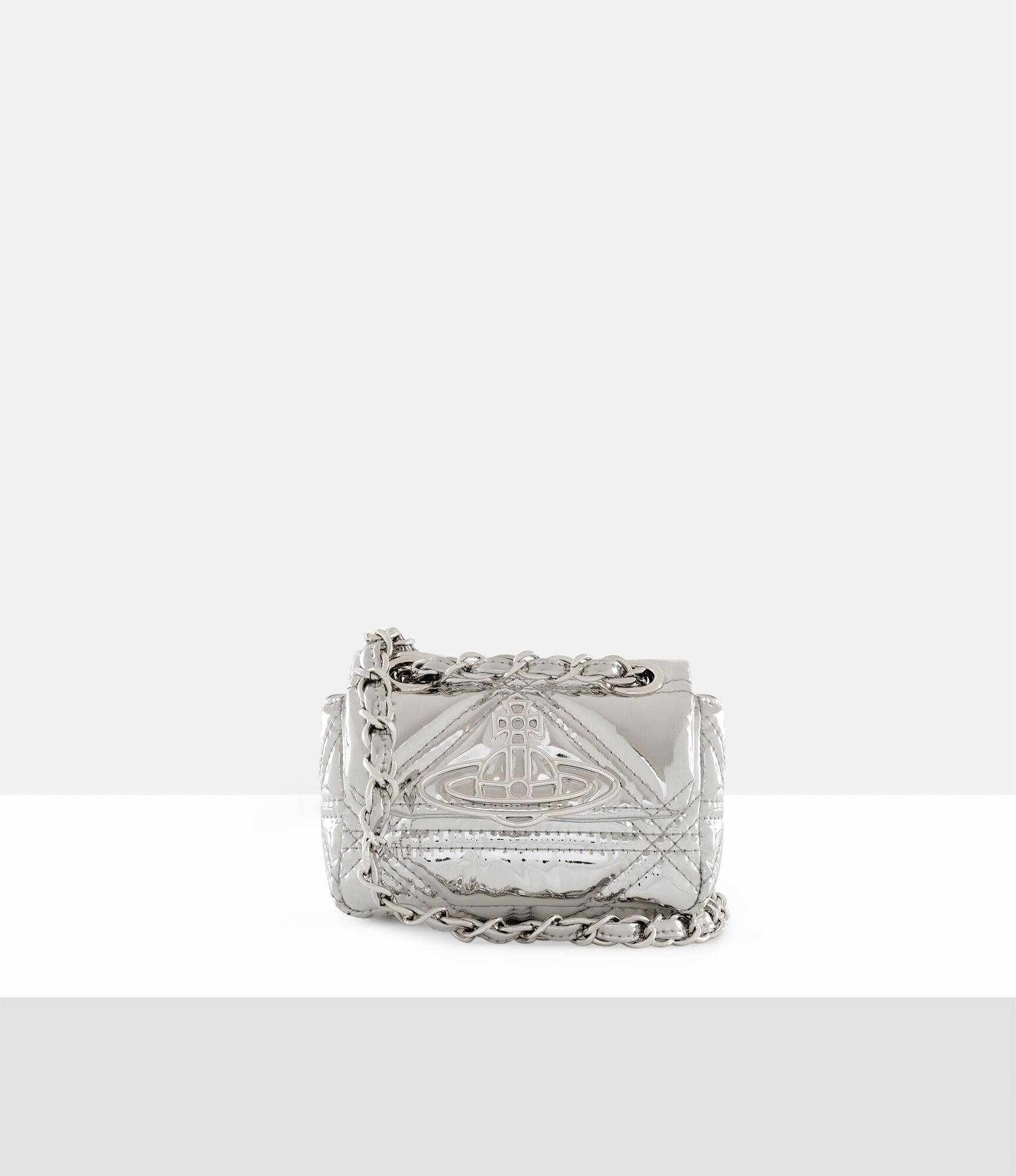 Vinnie Chain Purse in SILVER | Vivienne Westwood®