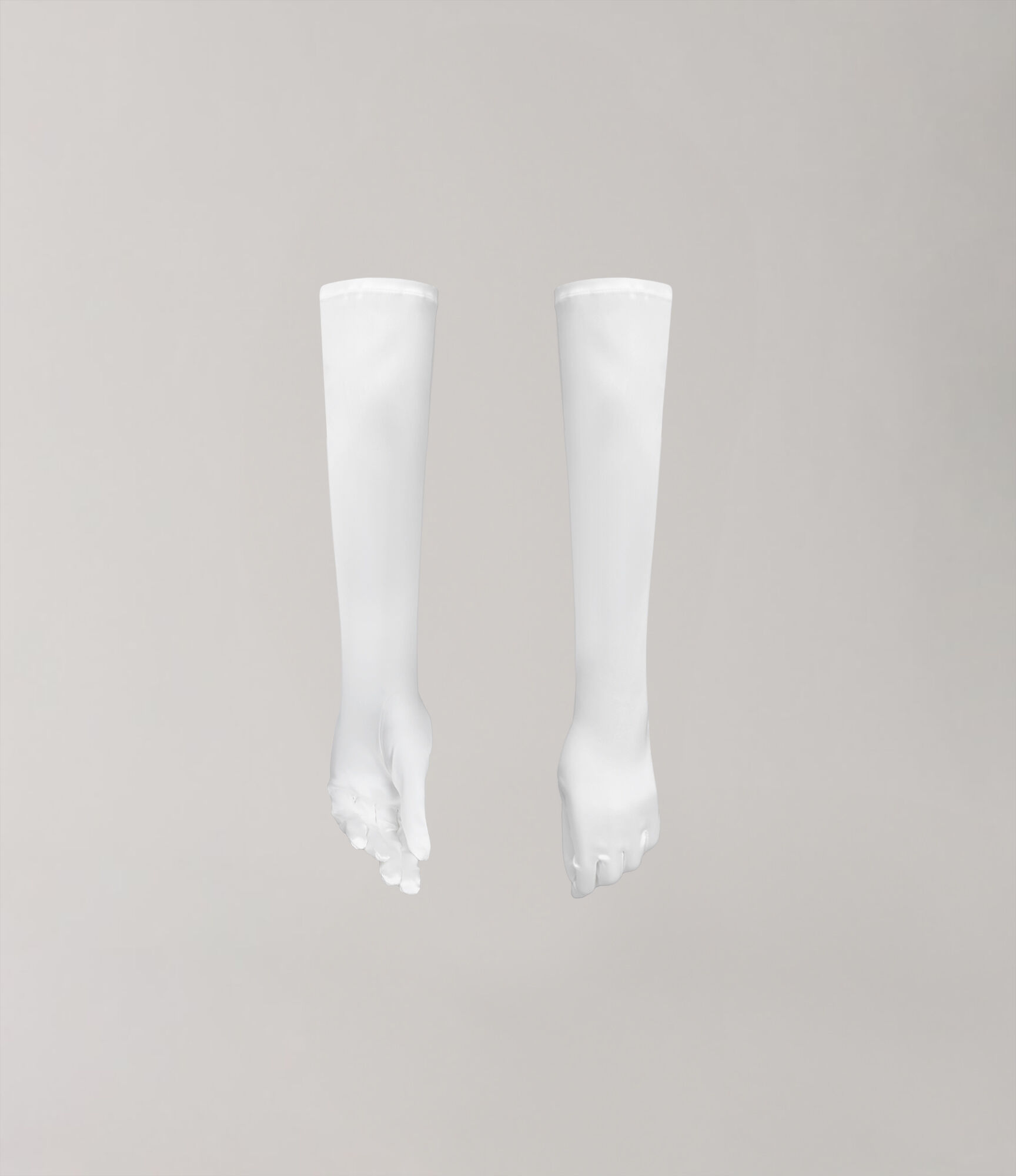 Classic Satin Opera Gloves 32cm