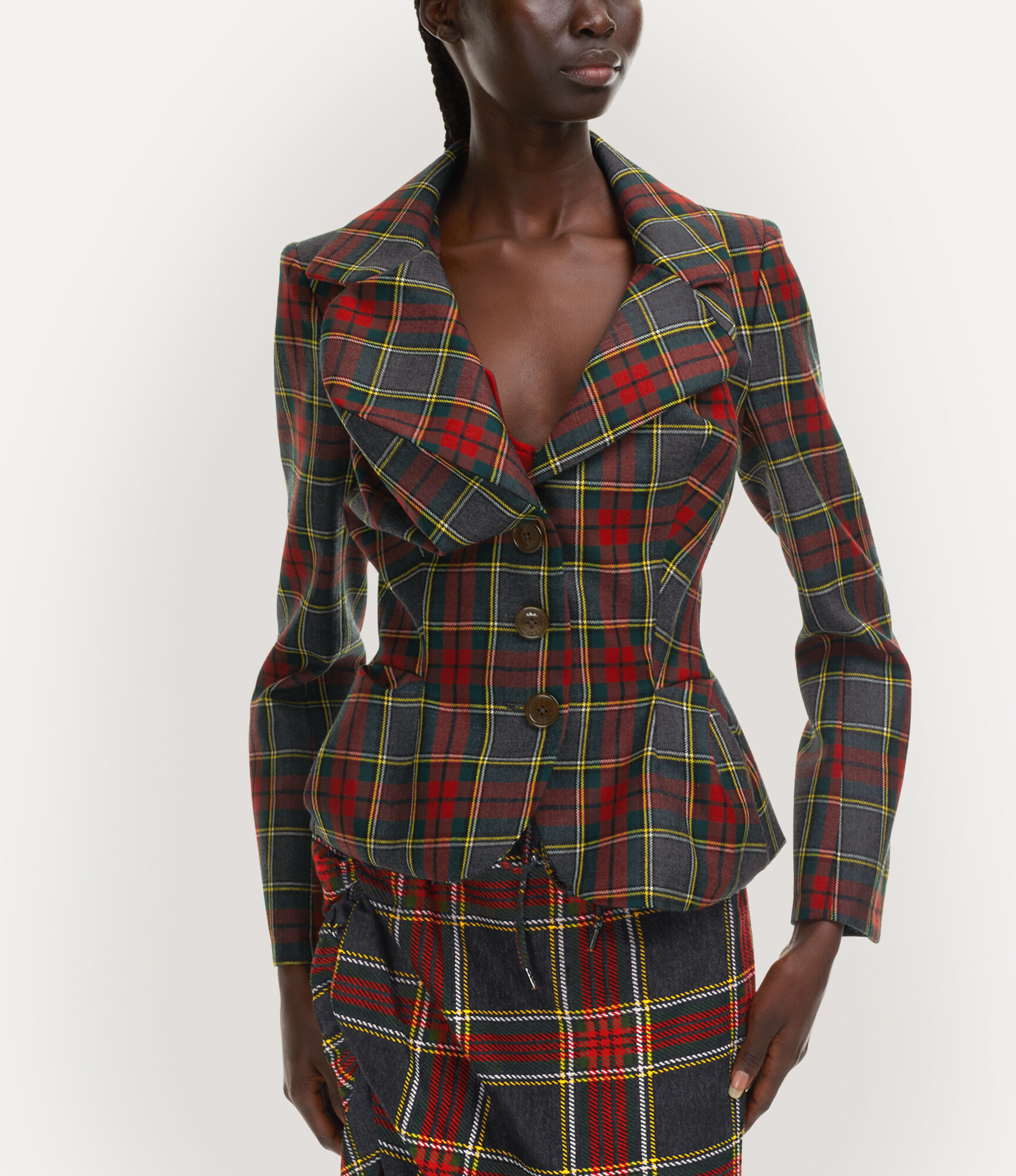 Drunken Jacket in RED-GREEN | Vivienne Westwood®