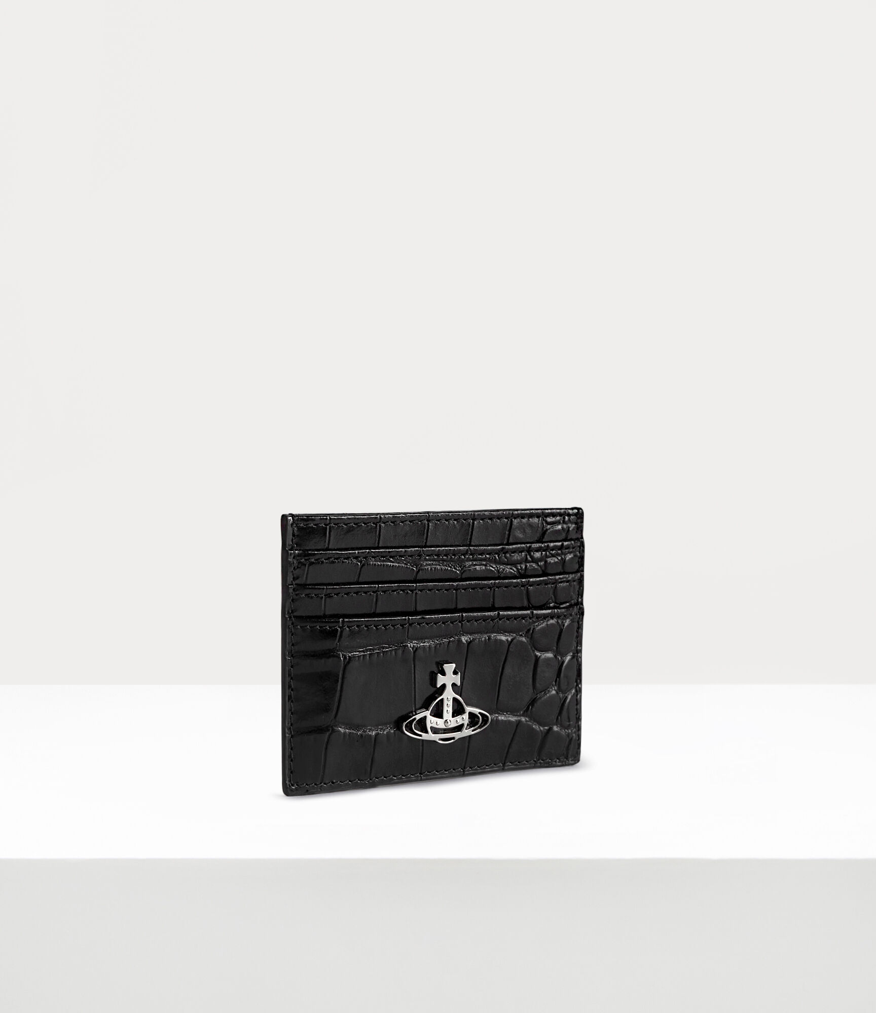 Crocodile Card Holder in BLACK | Vivienne Westwood®
