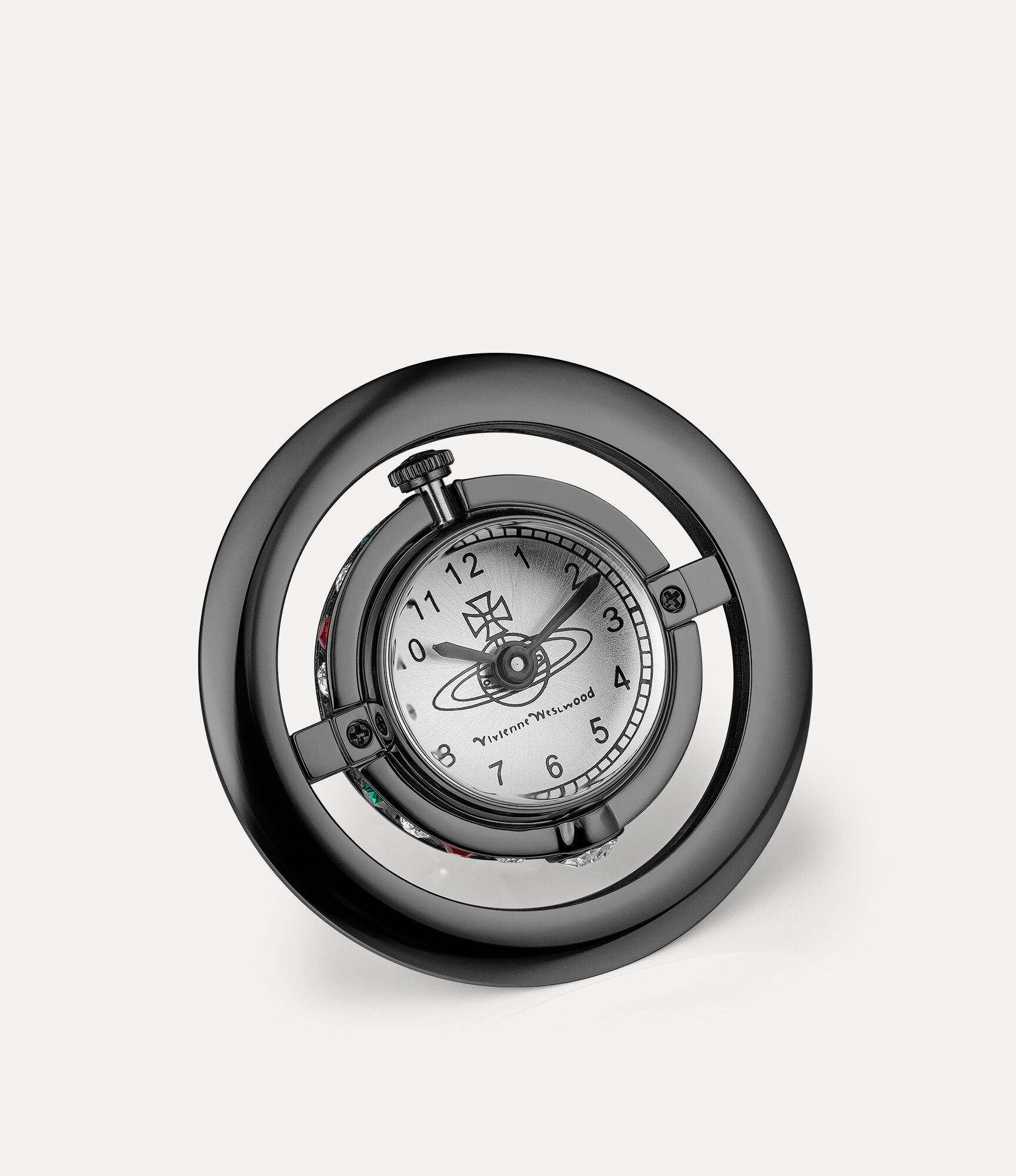 Orb Watch Pendant in GUN-METAL | Vivienne Westwood®