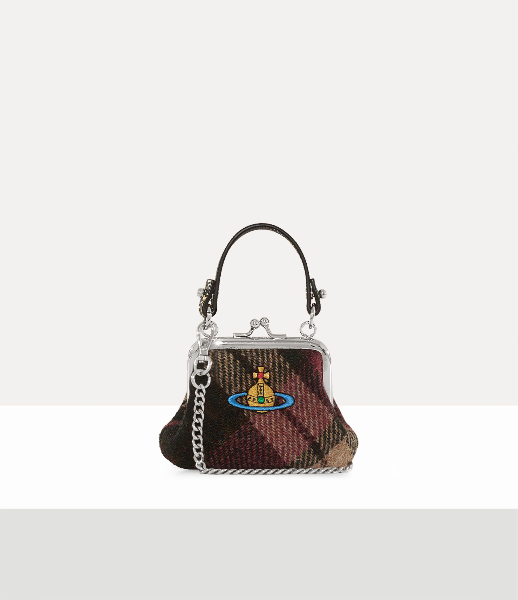 Mini Granny Frame Purse in LIGHT-CHECK | Vivienne Westwood®