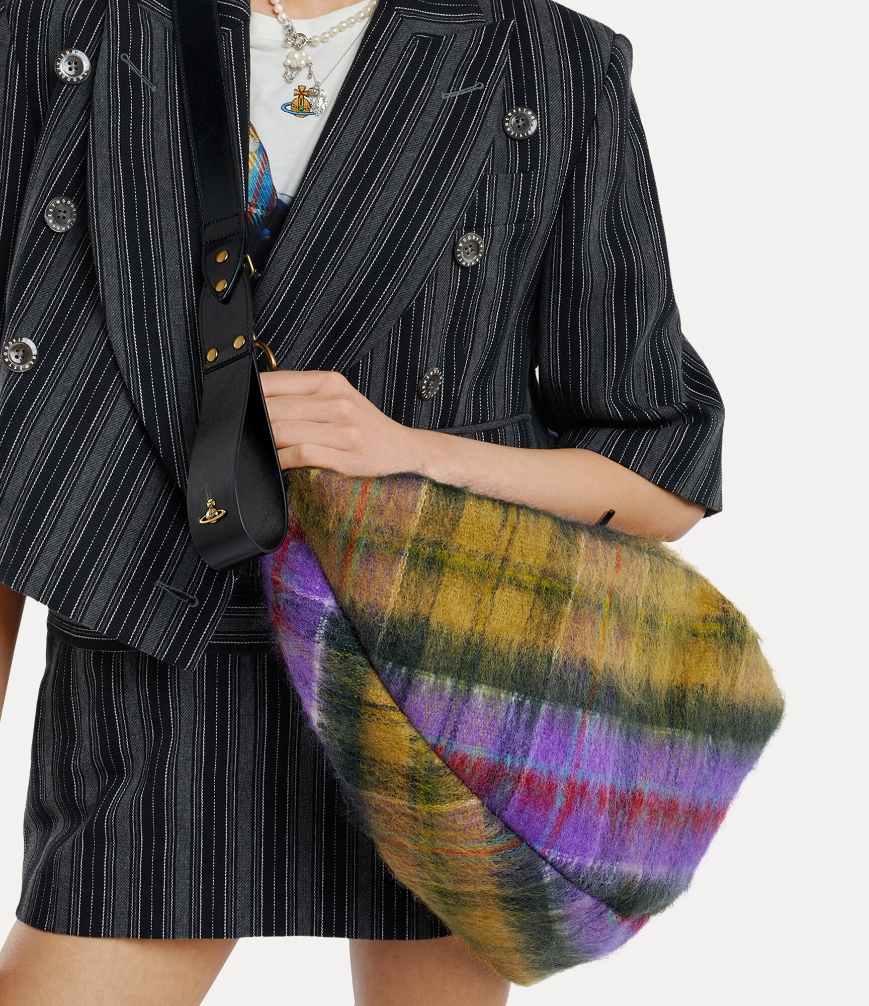 Agnes Large Shoulder Bag in MULTICOLOR | Vivienne Westwood®