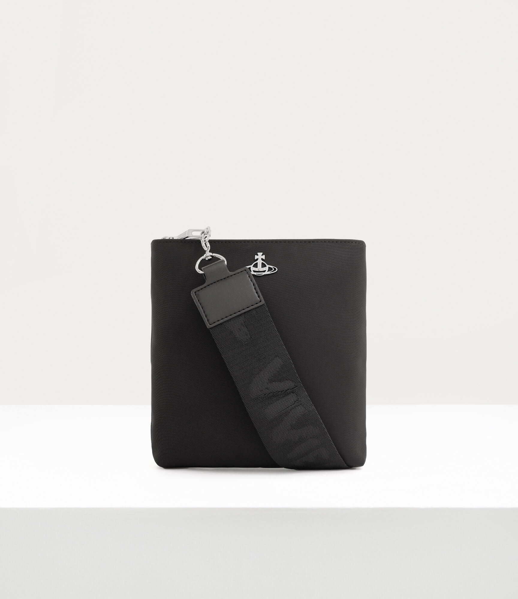 Squire Square Crossbody Bag in black | Vivienne Westwood®