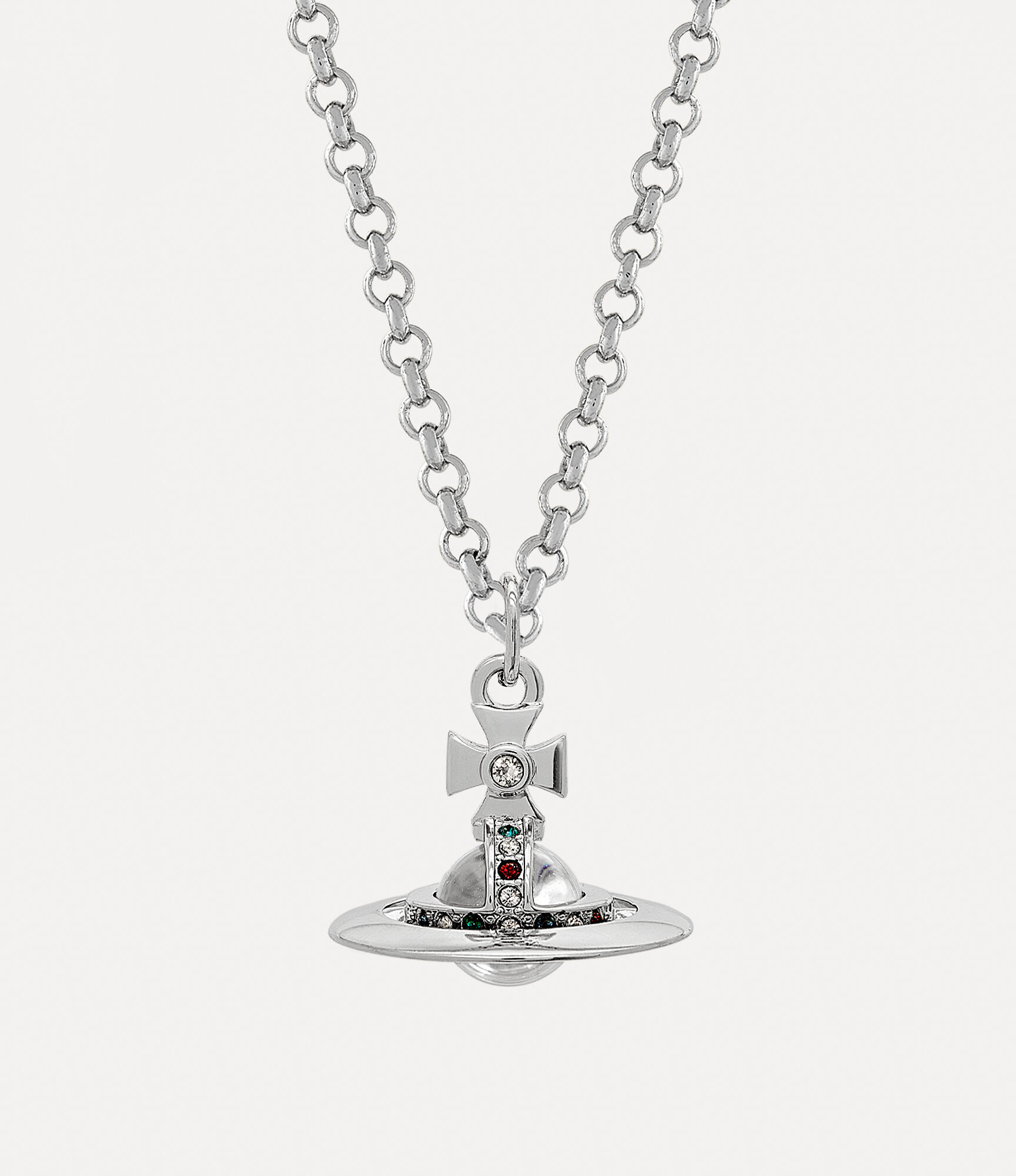 man new tiny orb pendant in PLATINUM-CRYSTAL-MONTANA-EMERALD-SIAM ...