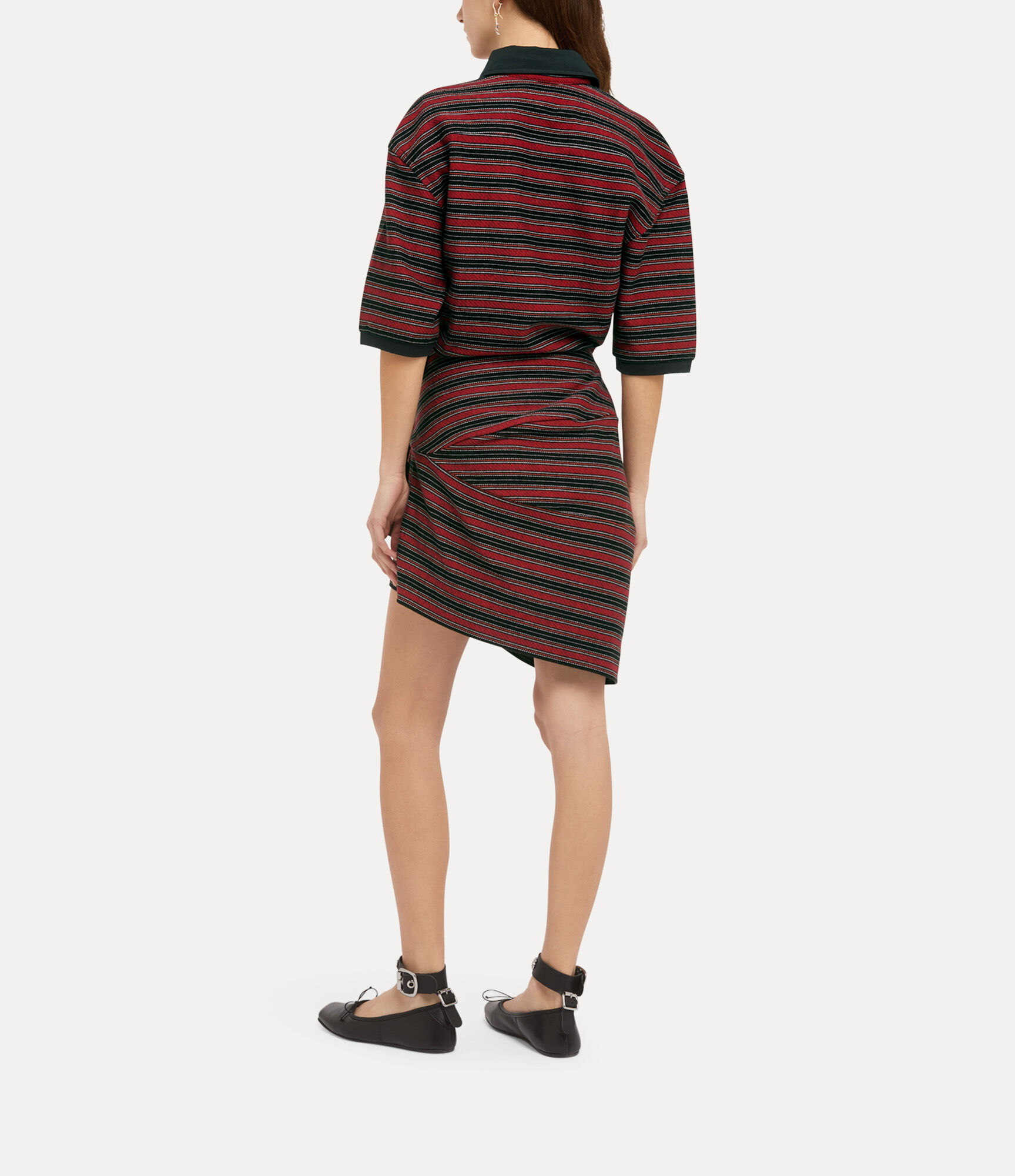 Ming Polo Dress in RED-BLACK | Vivienne Westwood®