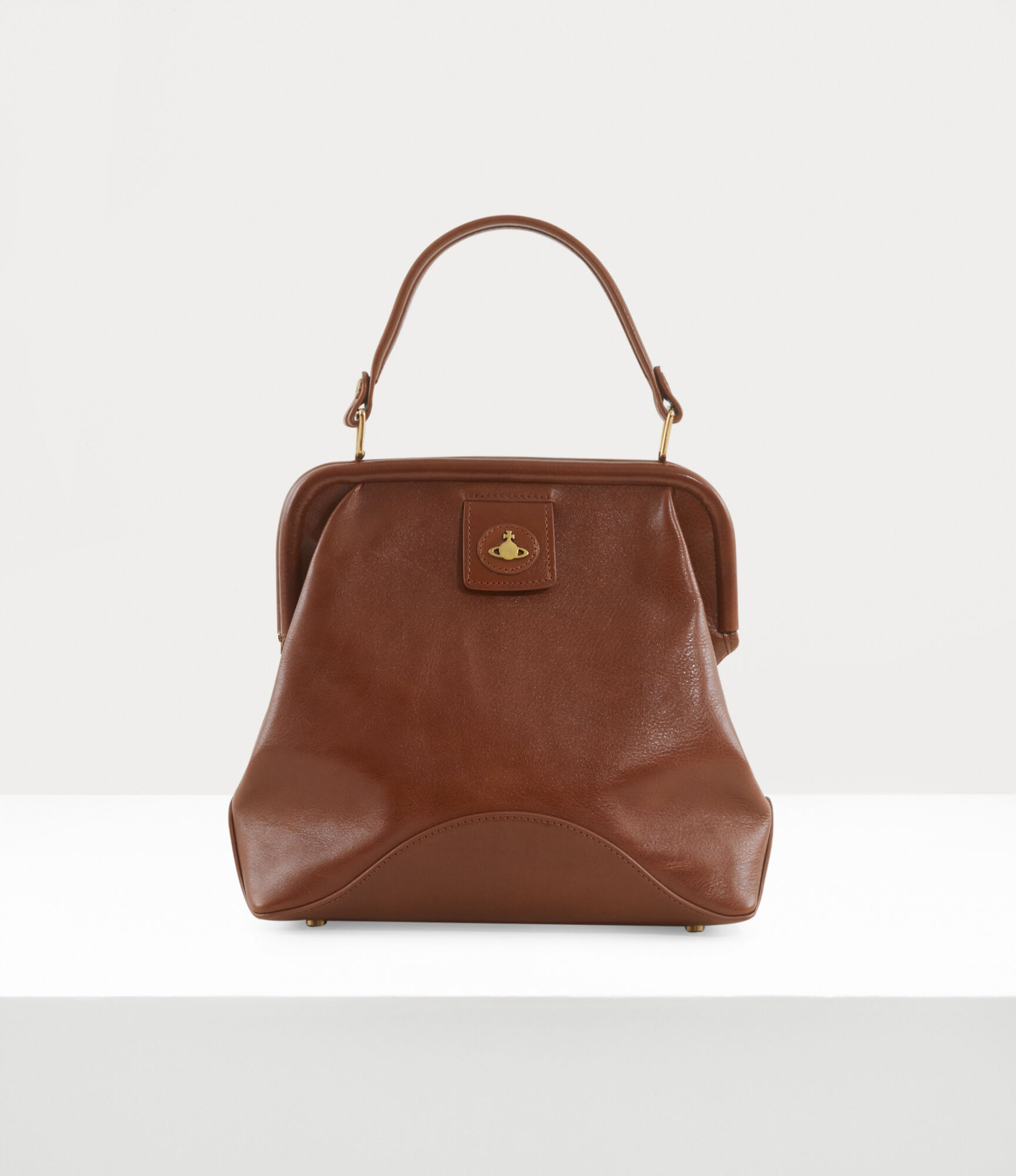 Abbey Frame Handbag in TAN | Vivienne Westwood®
