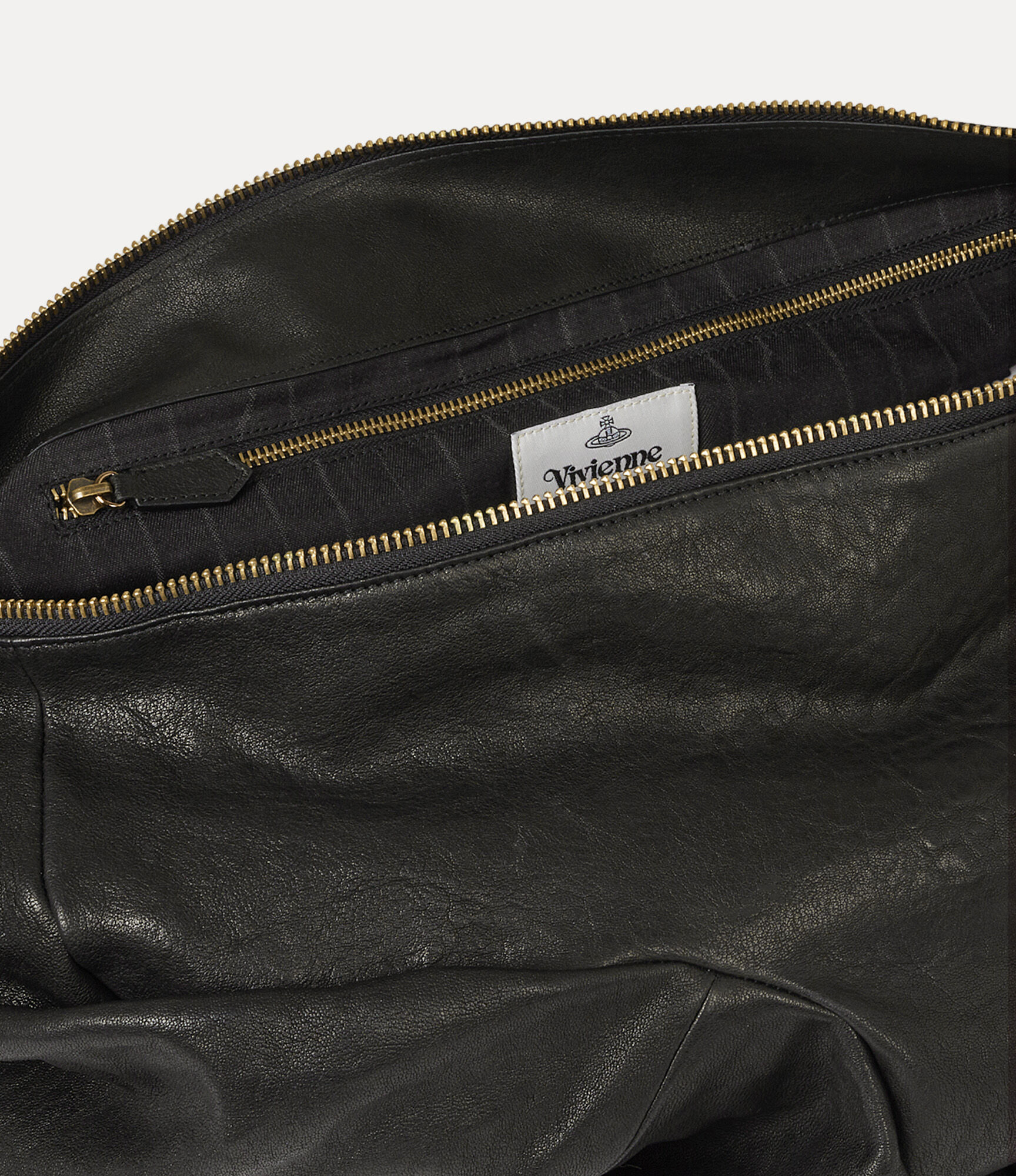 Agnes Large Shoulder Bag in BLACK | Vivienne Westwood®