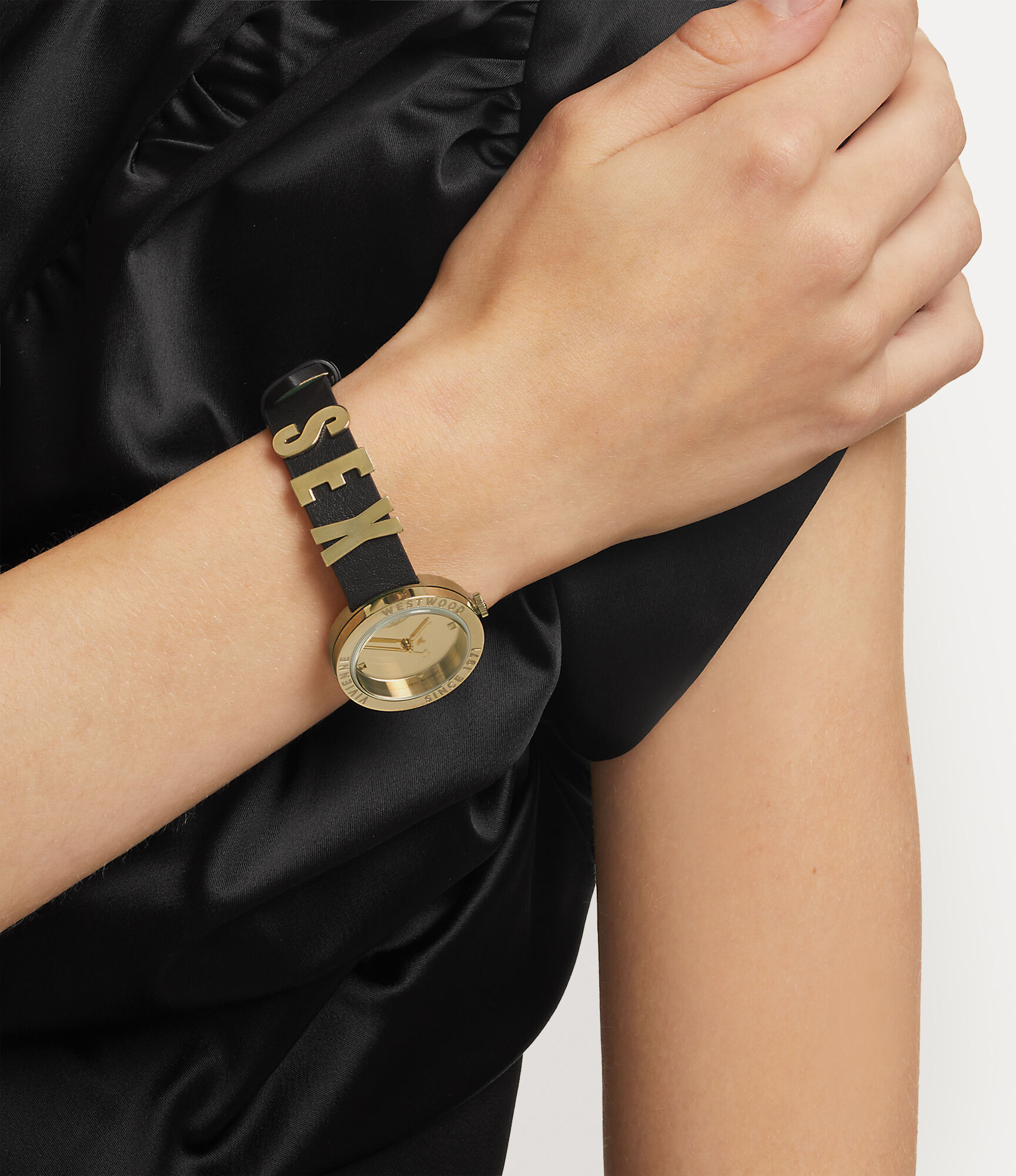The Rebel Watch in GOLD-BLACK | Vivienne Westwood®