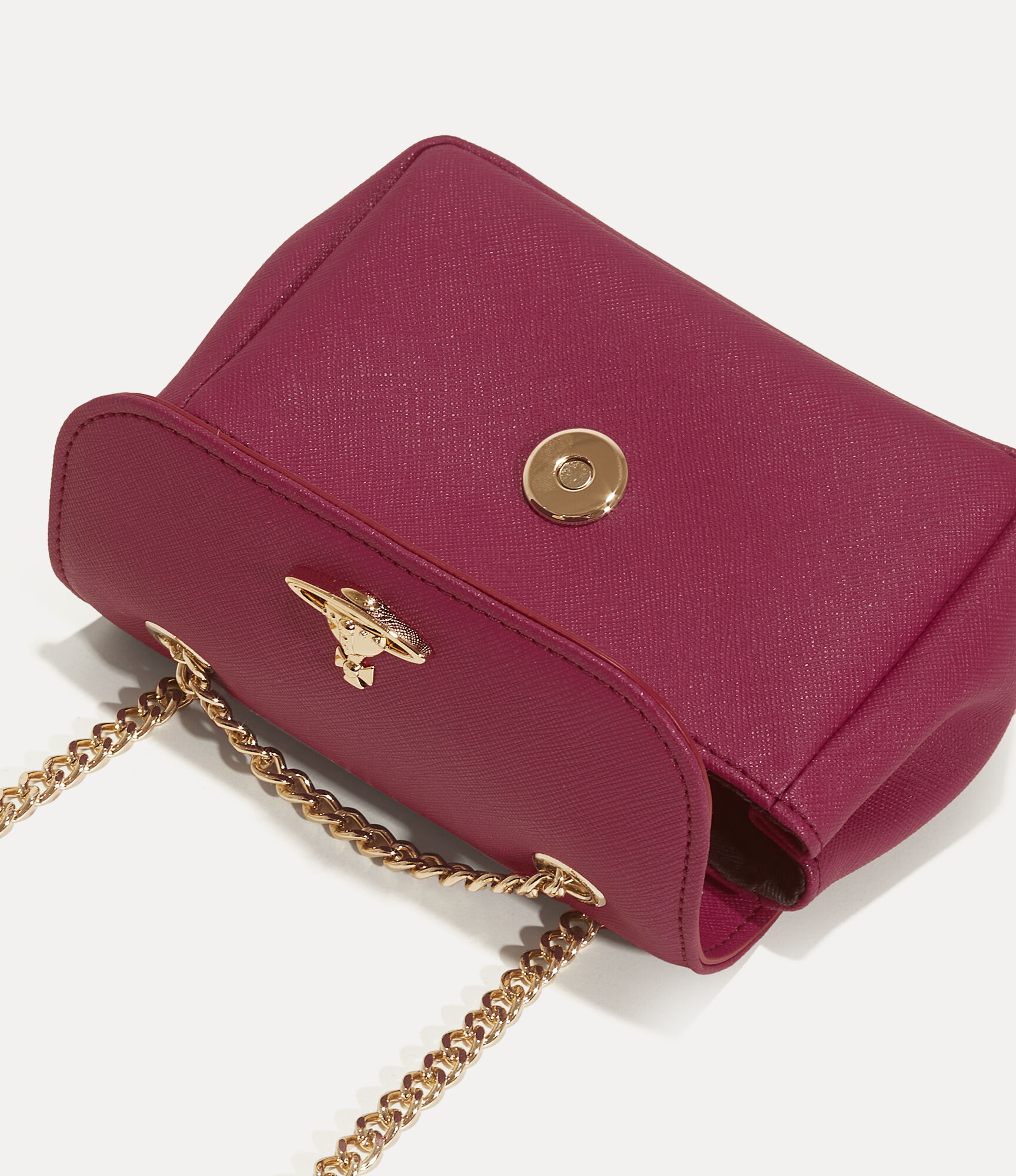Small Purse With Chain in RED-3D-ORB | Vivienne Westwood®