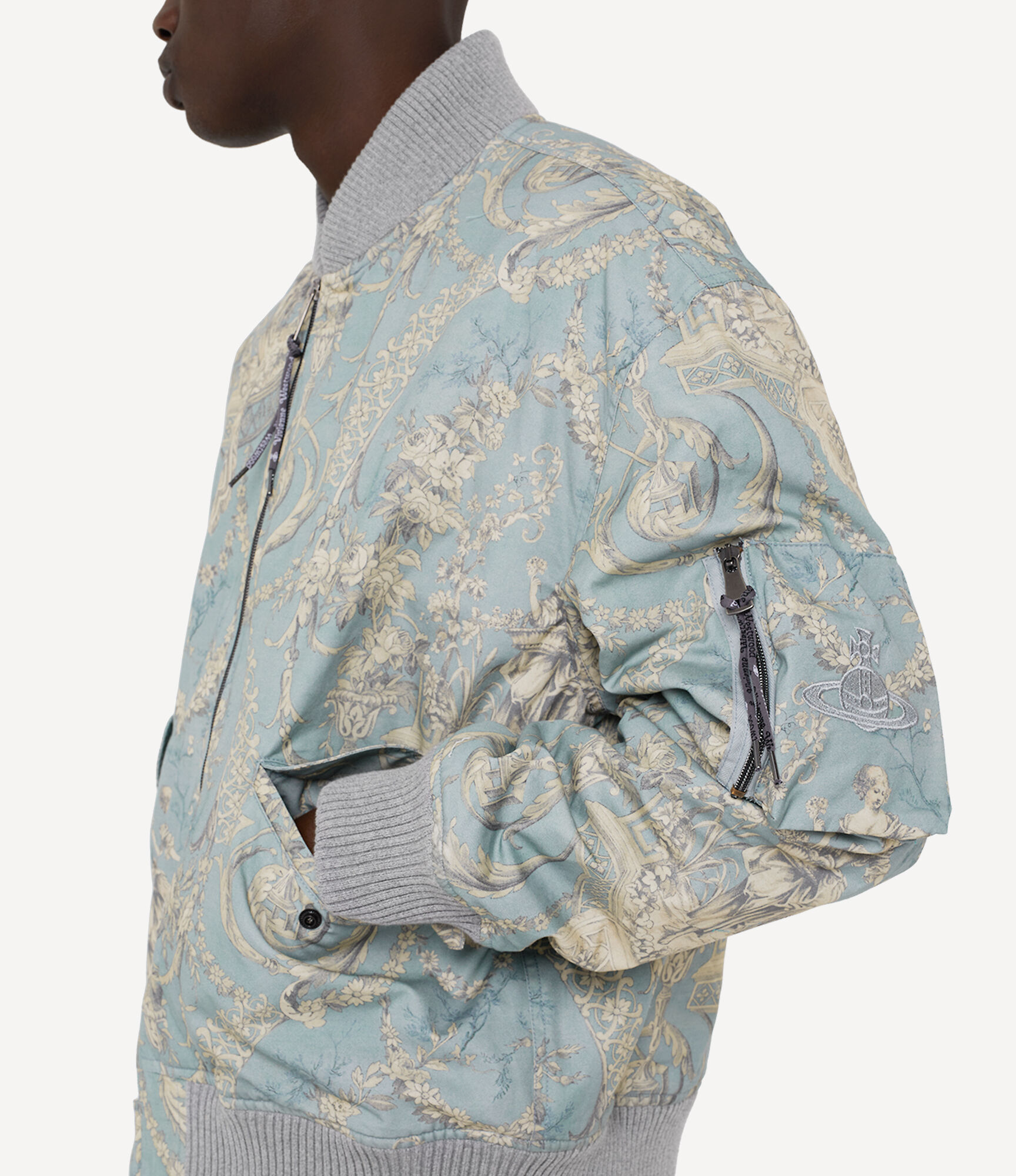 Bernardo Bomber Jacket in LIGHT-BLUE | Vivienne Westwood®