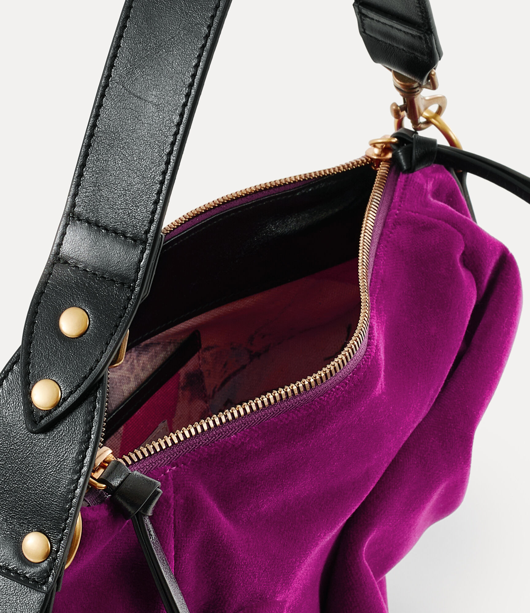 Small Agnes Shoulder Bag in PURPLE | Vivienne Westwood®