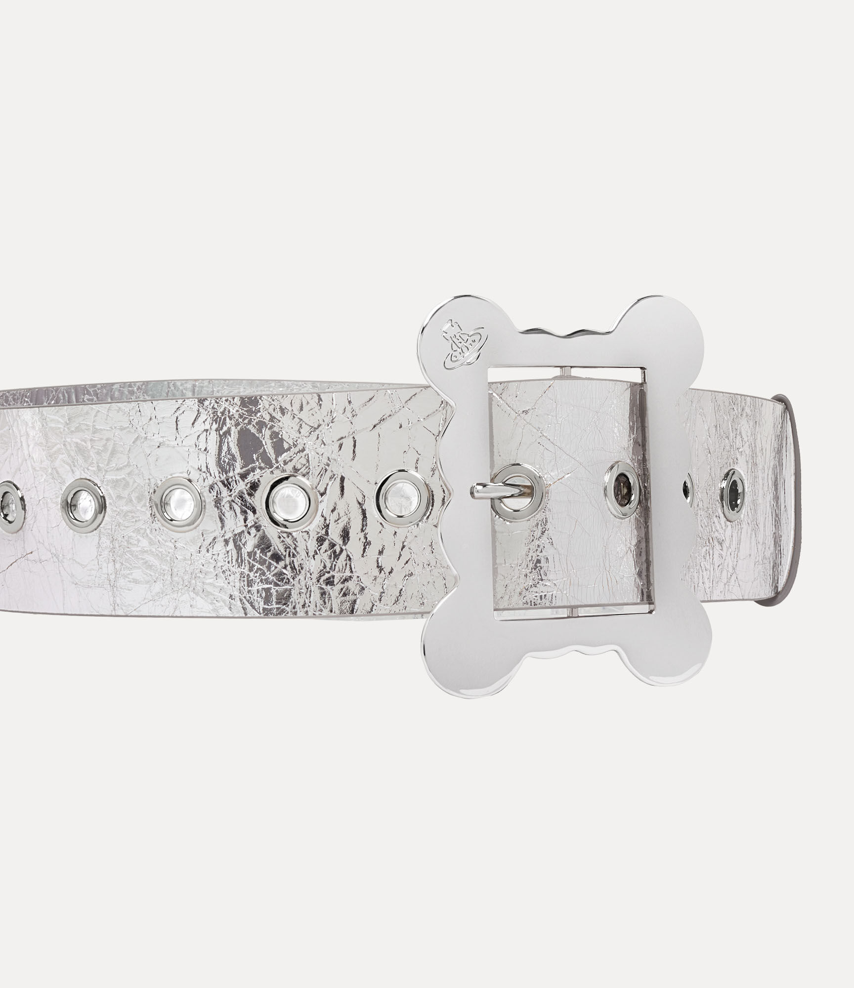 Wide Frame Buckle Belt in SILVER | Vivienne Westwood®