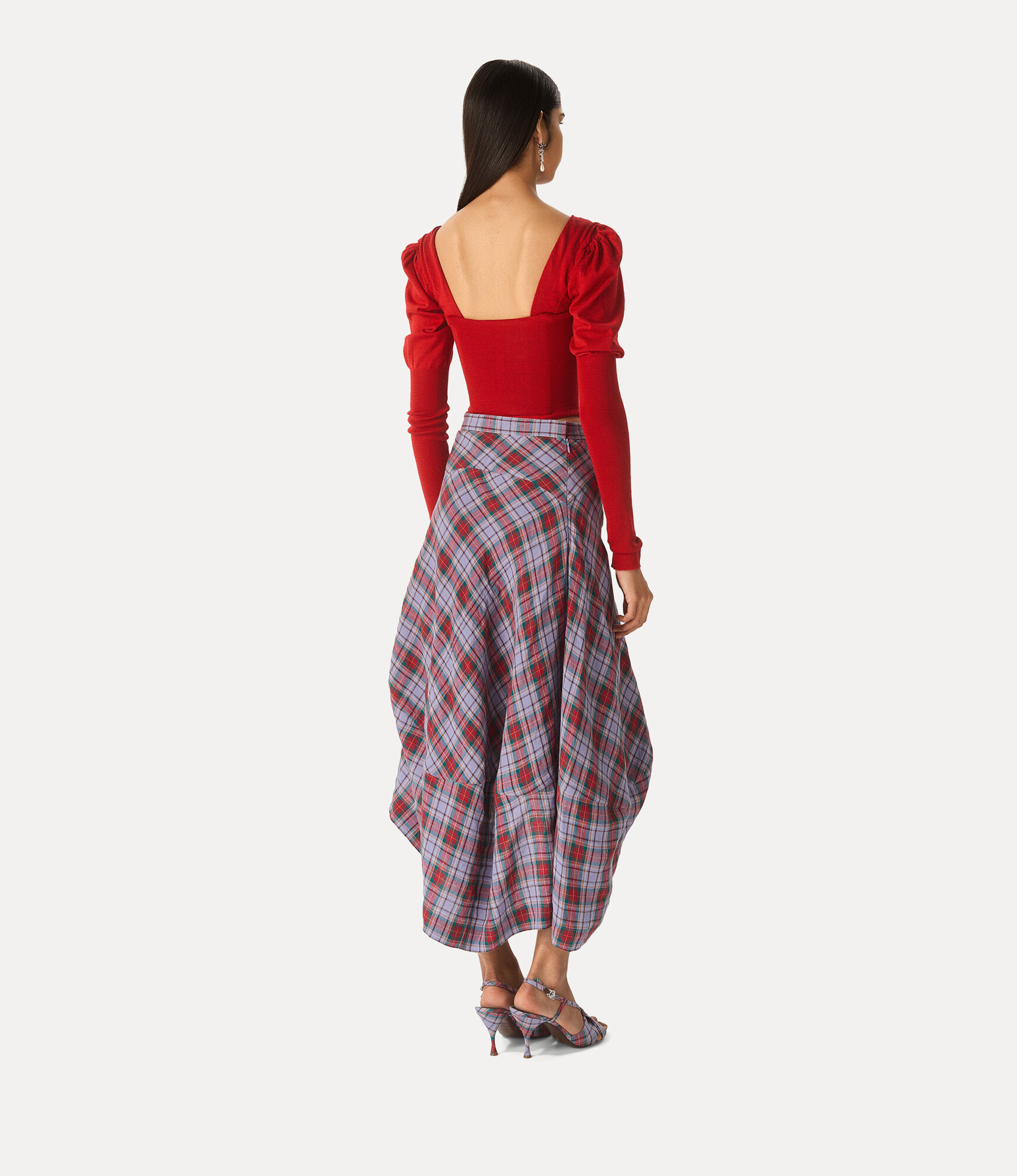 Bea Corset Cardigan in RED | Vivienne Westwood®