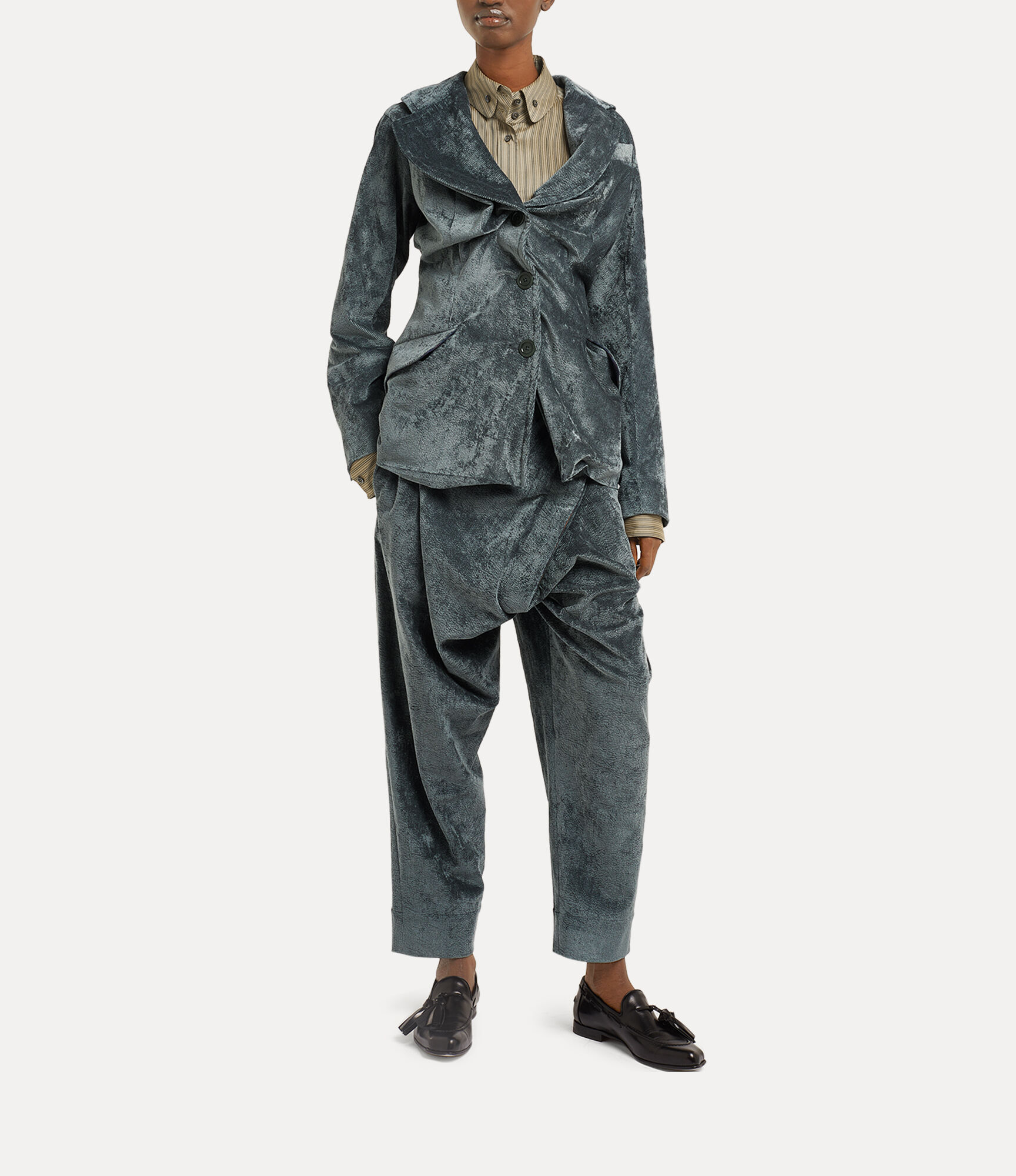 Inferno Jacket in STEEL-GREEN | Vivienne Westwood®