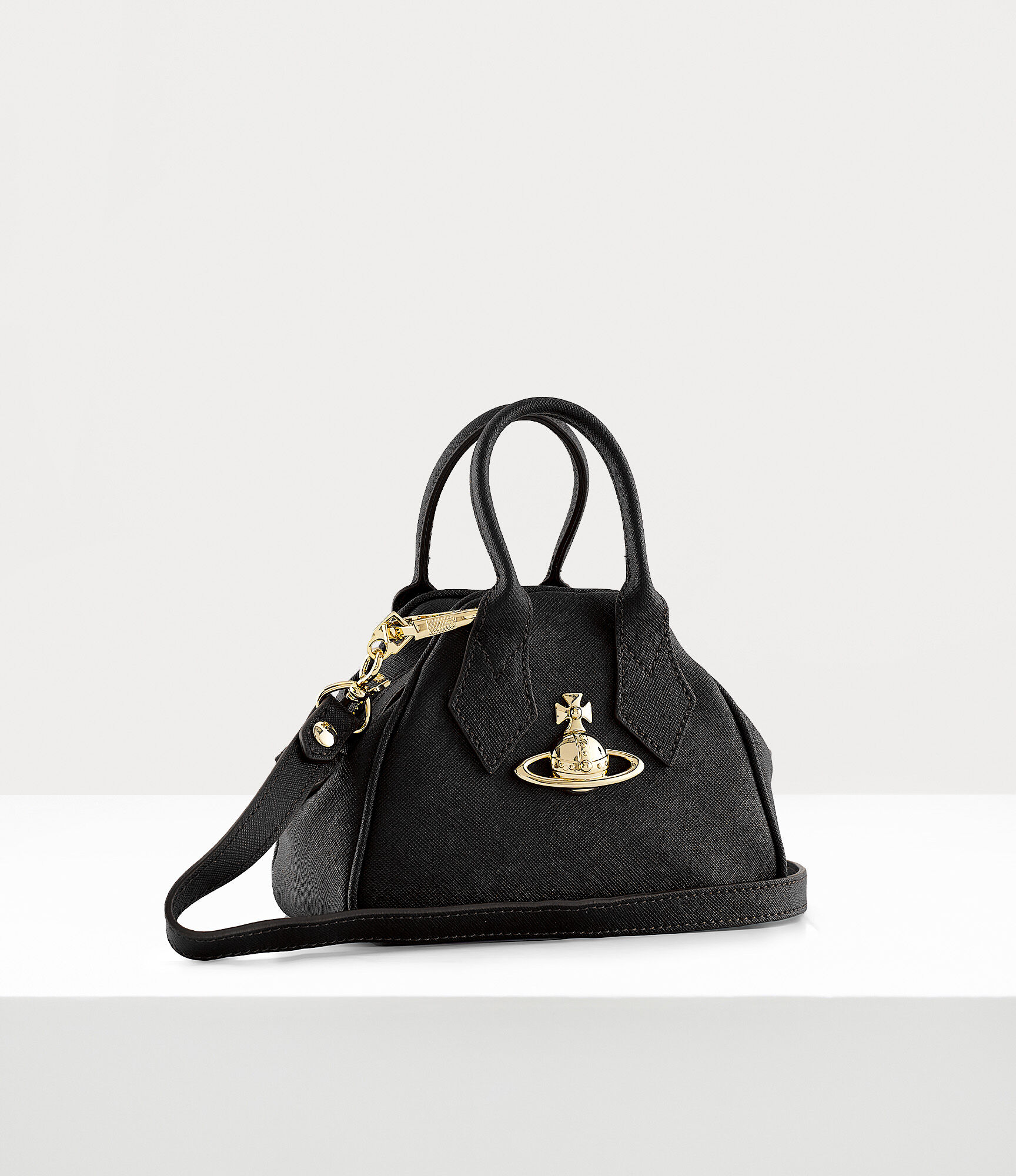 Mini Yasmine Bag in BLACK | Vivienne Westwood®