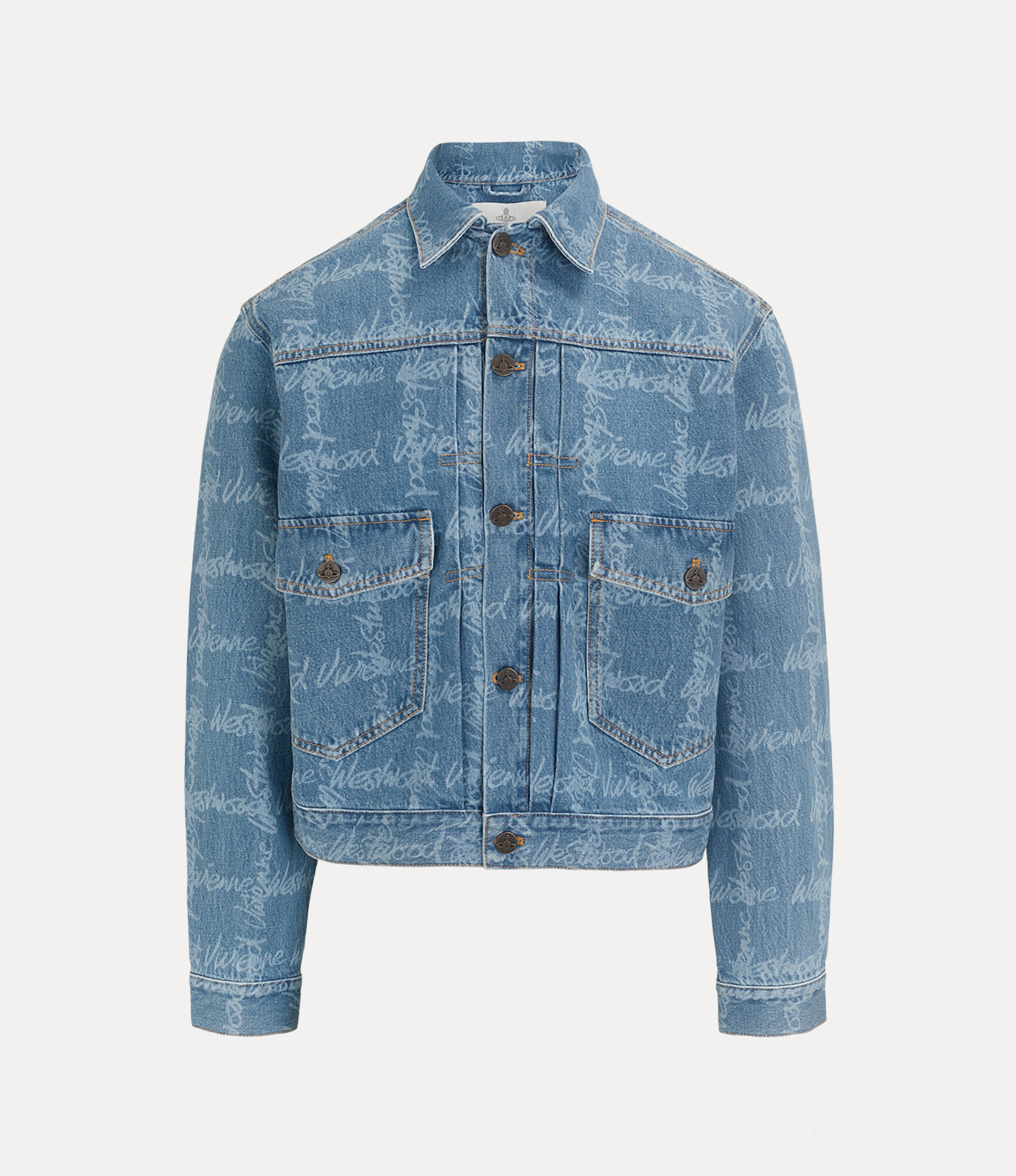 Marlene Jacket in VW-GRID-BLUE | Vivienne Westwood®