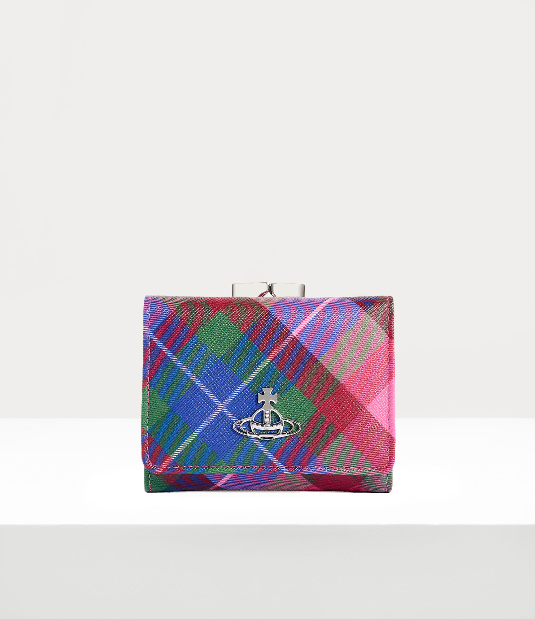 Small Frame Wallet in CANDY-TARTAN | Vivienne Westwood®