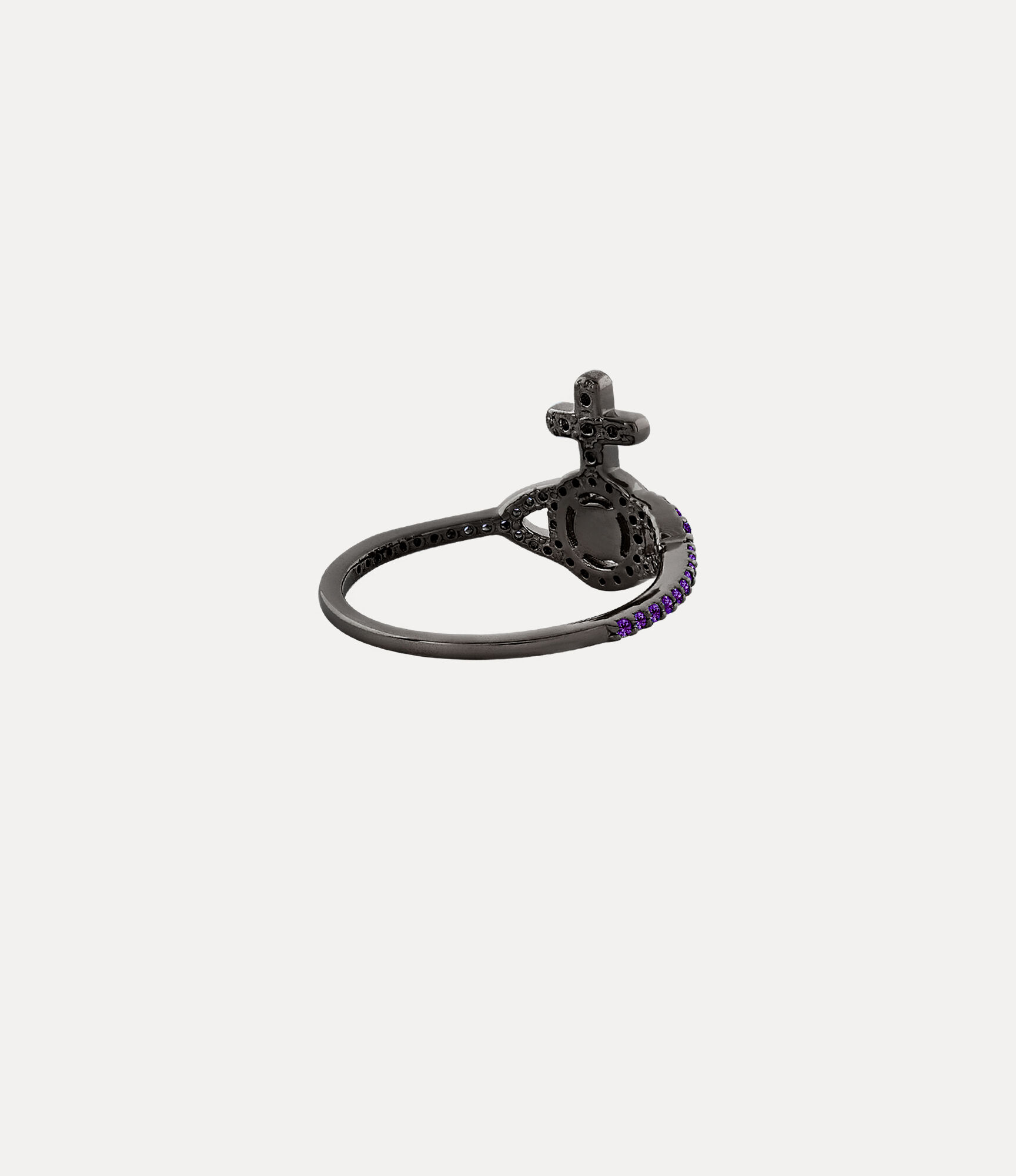 Olympia Ring in RUTHENIUM-DARK-VIOLET-CZ-VIOLET-Synthetic-Opal ...