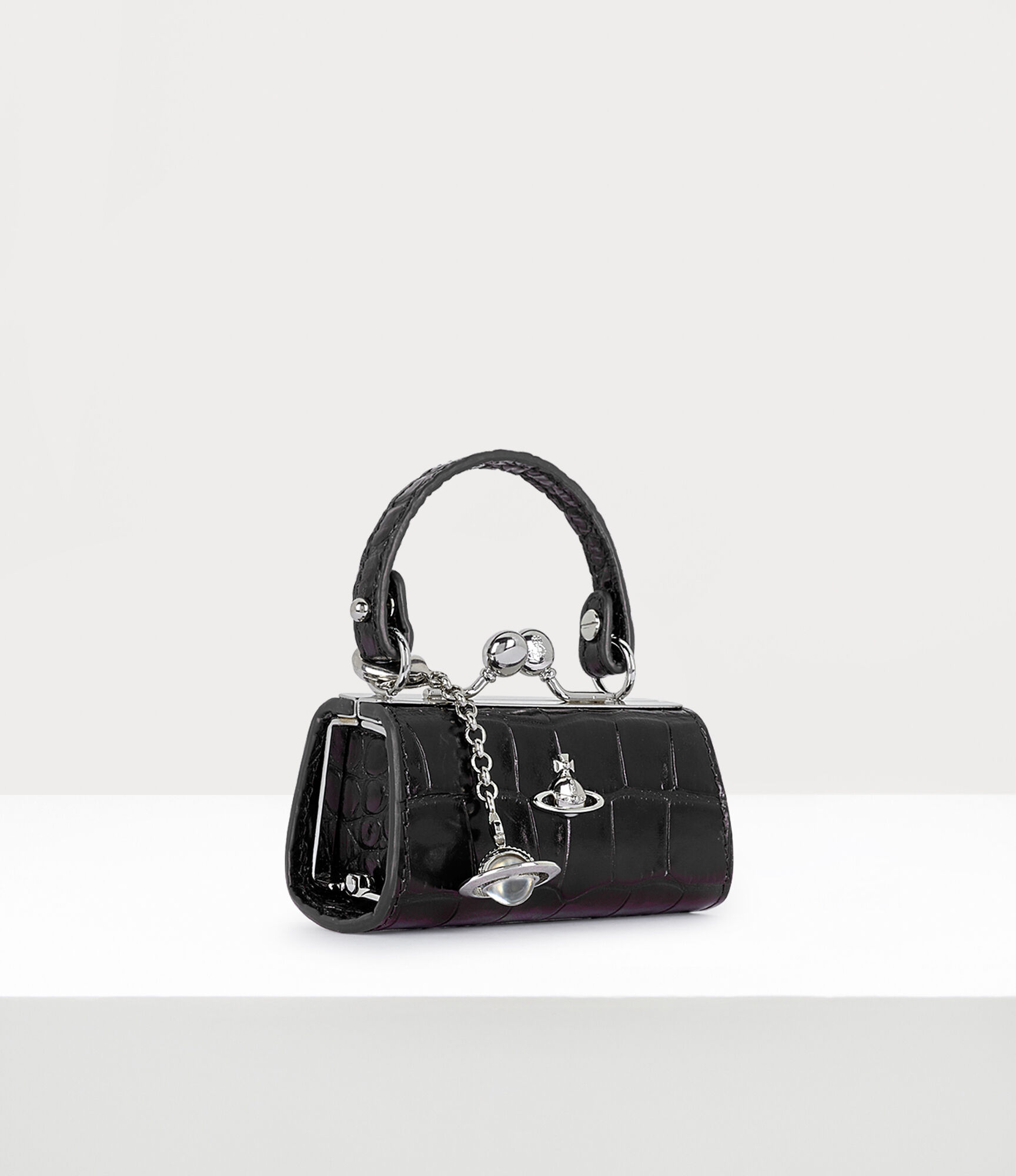 Crocodile Doll Bag in BLACK | Vivienne Westwood®