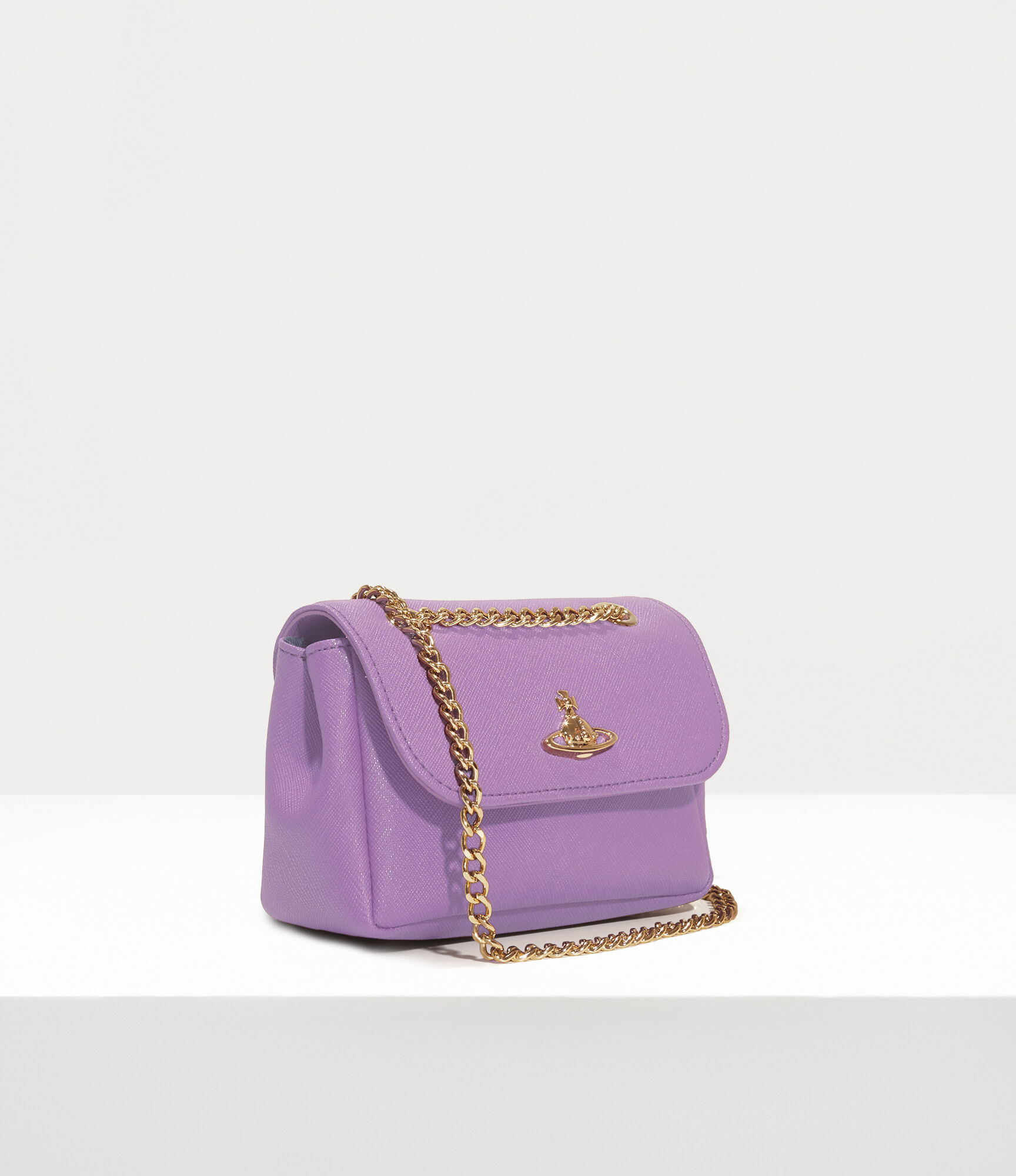Small Purse With Chain in LILAC-3D-ORB | Vivienne Westwood®