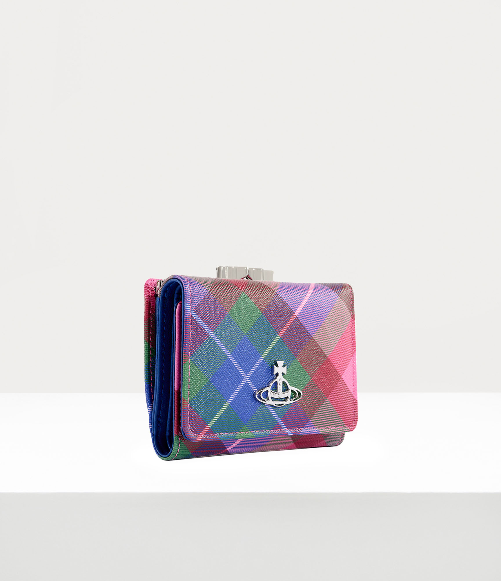 Small Frame Wallet in CANDY-TARTAN | Vivienne Westwood®