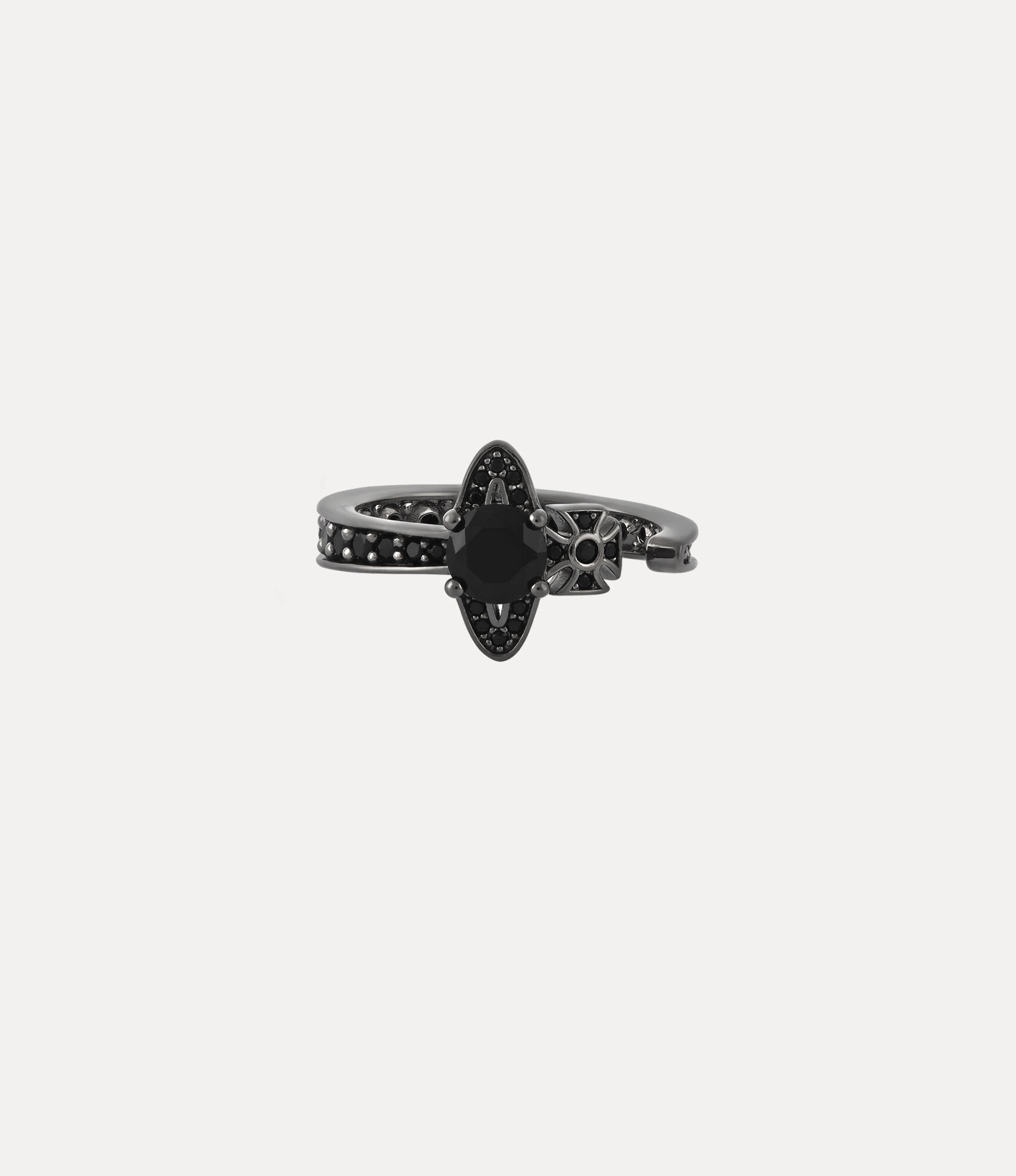 Maitena Ring in ruthenium-black-cz | Vivienne Westwood®