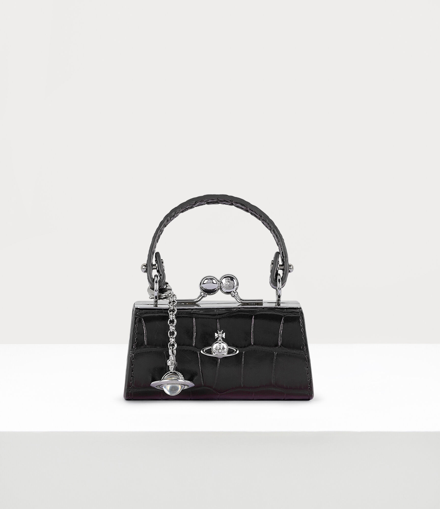 Crocodile Doll Bag in BLACK | Vivienne Westwood®