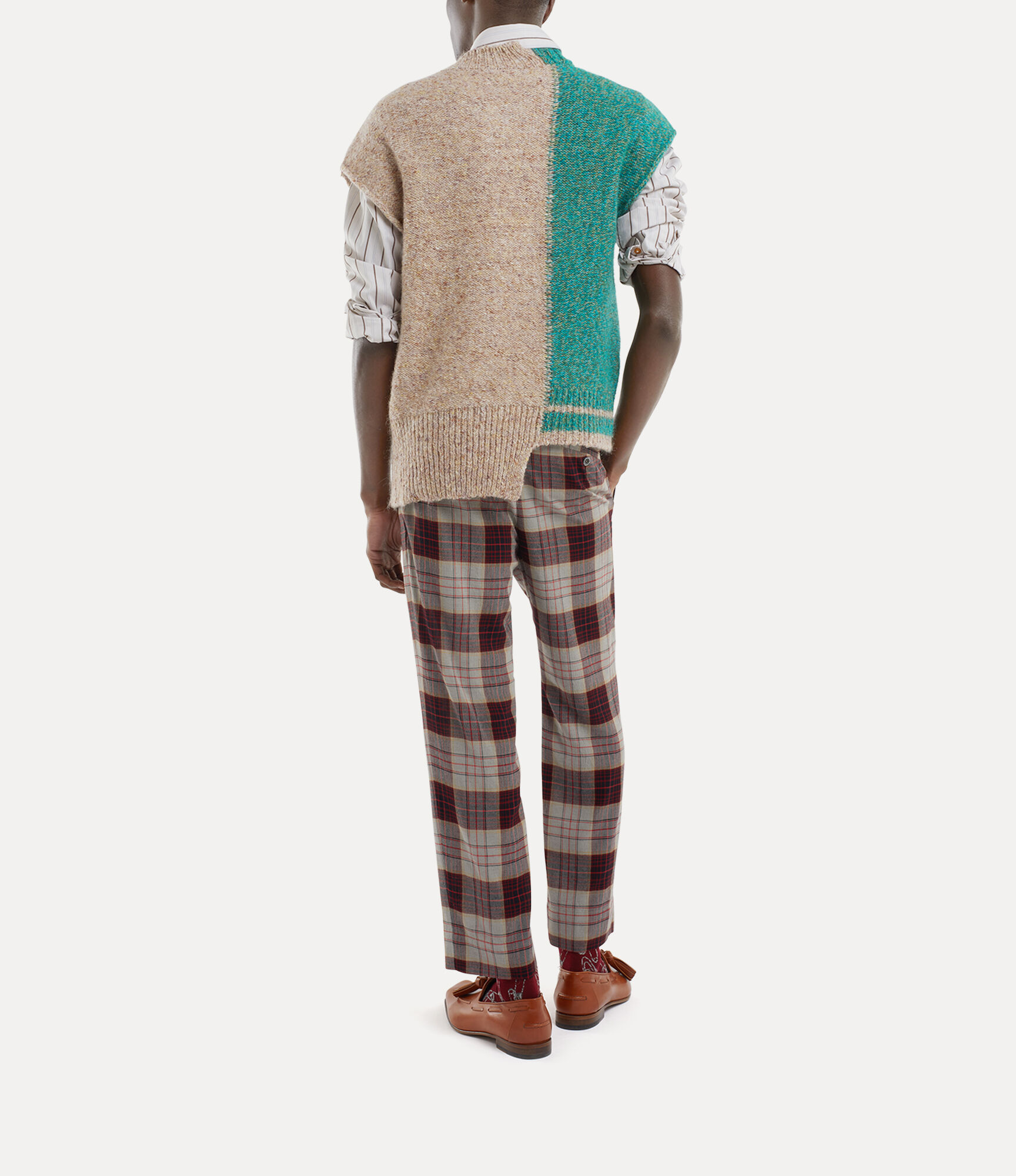 Half & Half Vest in MULTI | Vivienne Westwood®