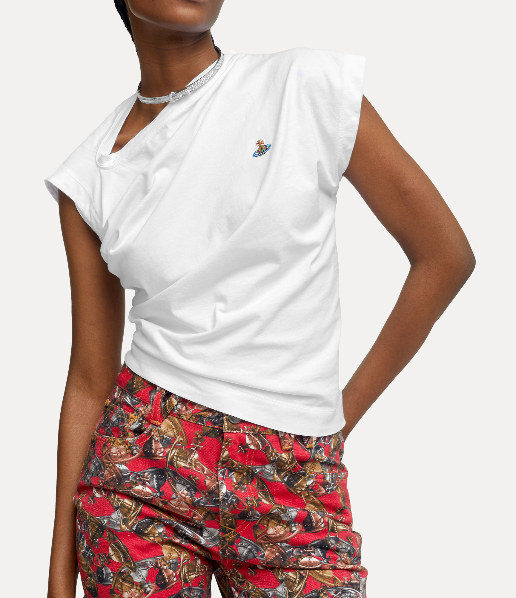 Hebo Top in WHITE | Vivienne Westwood®