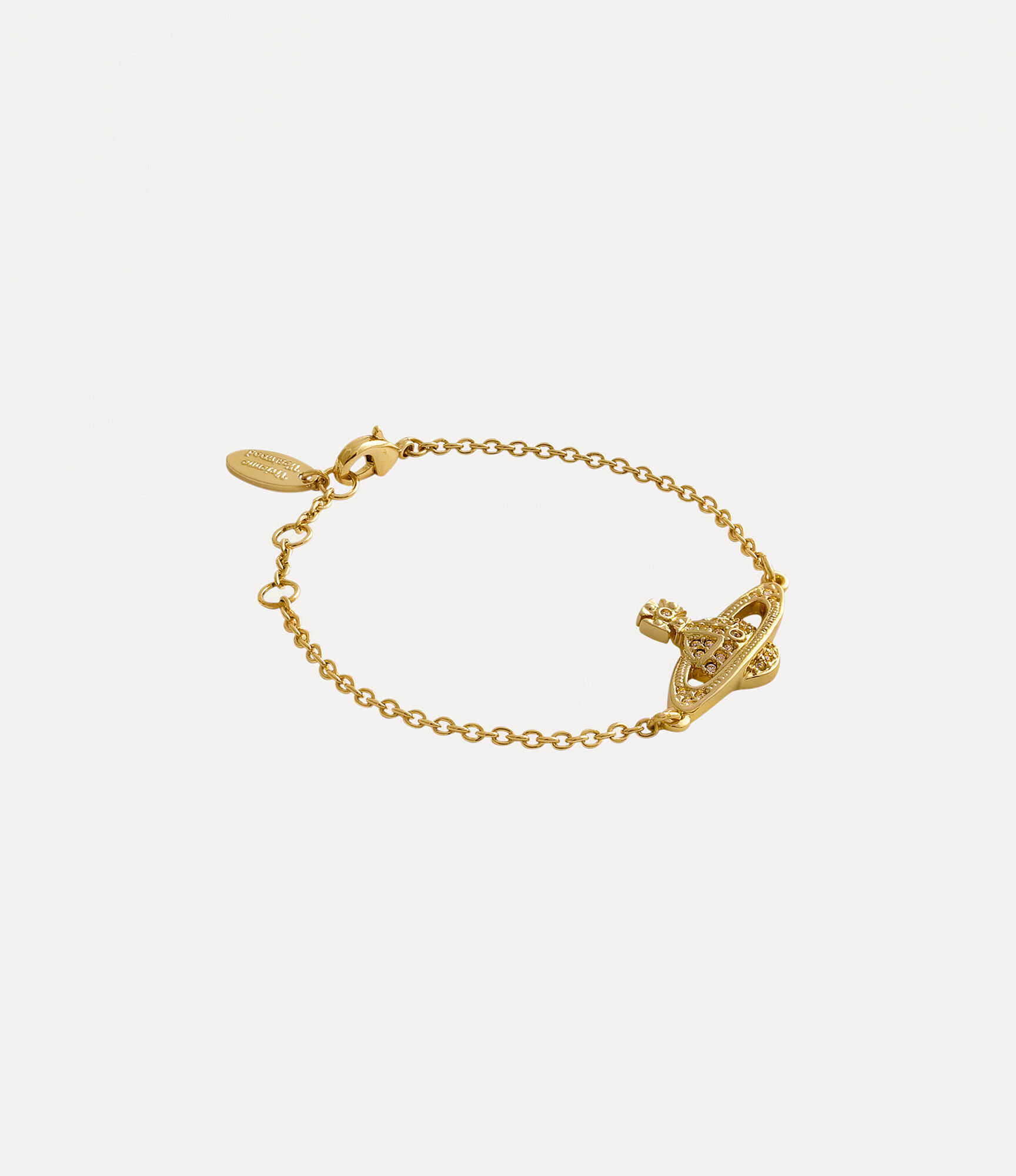 mini bas relief chain bracelet in gold-light-colorado-topaz | Vivienne ...