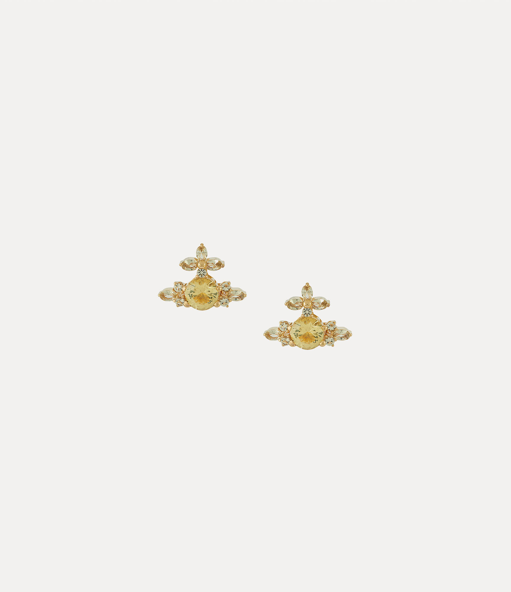Colette Earrings in GOLD-JONQUIL-CZ | Vivienne Westwood®