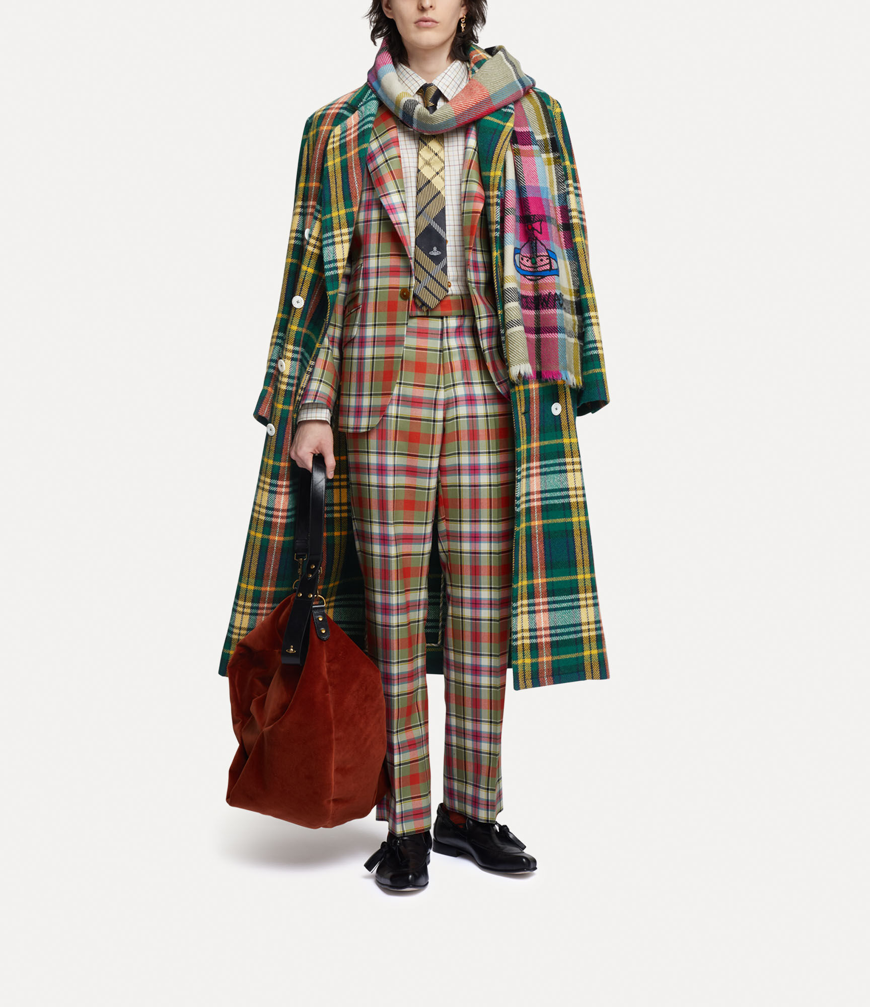 Man Long Wreck Coat in MULTI | Vivienne Westwood®