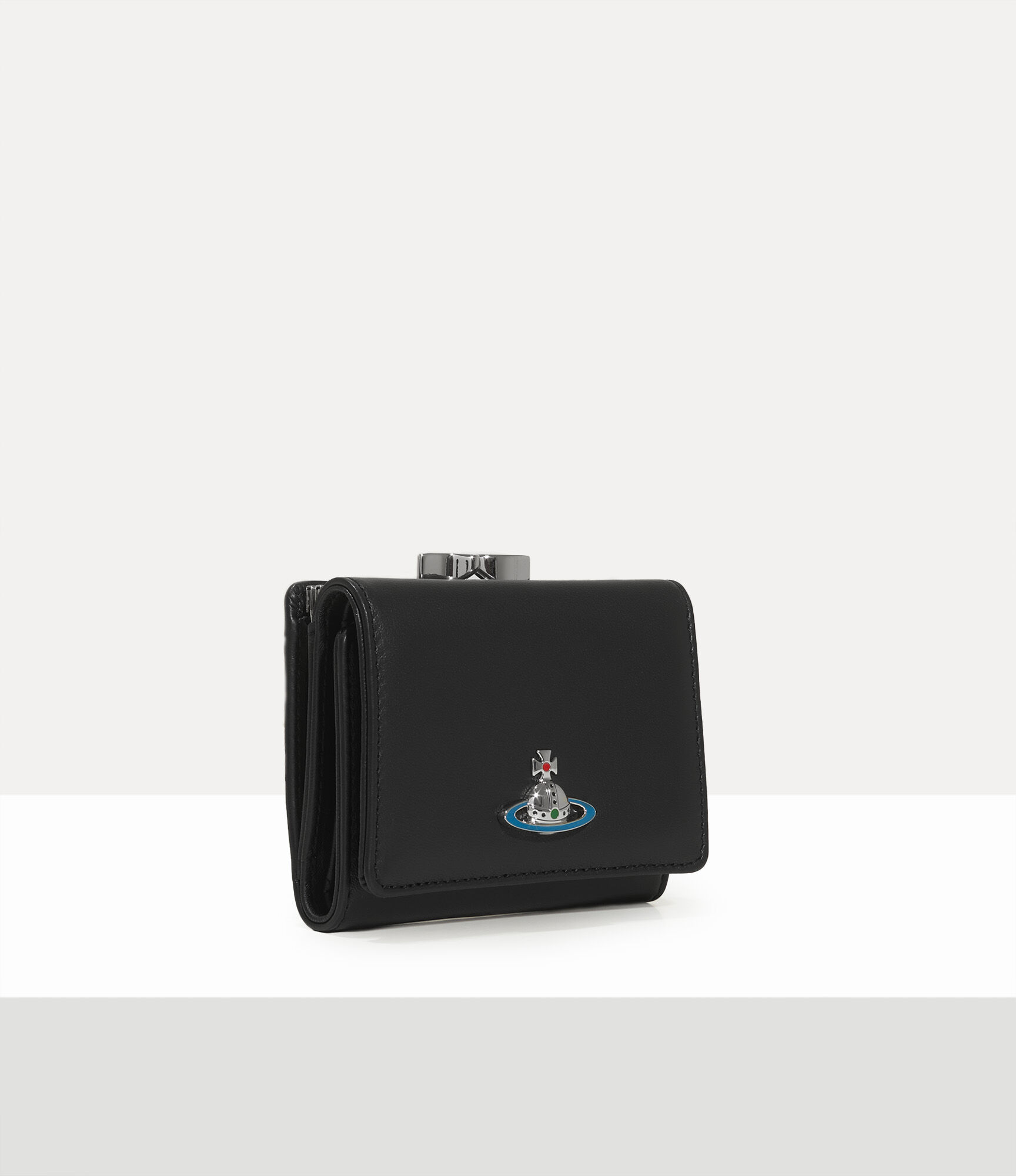 Small Frame Wallet in BLACK | Vivienne Westwood®