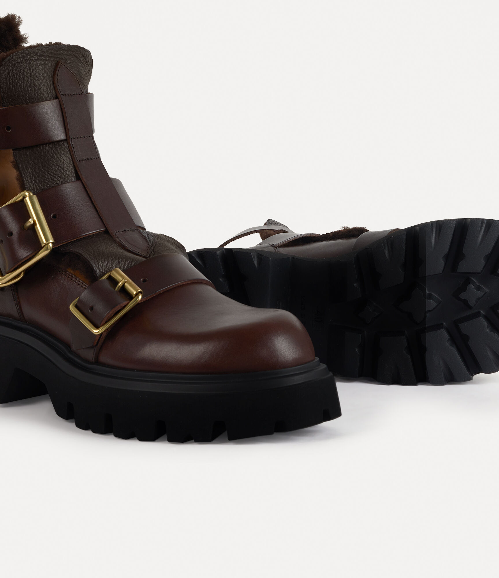 Rome Commando Boots in BROWN | Vivienne Westwood®