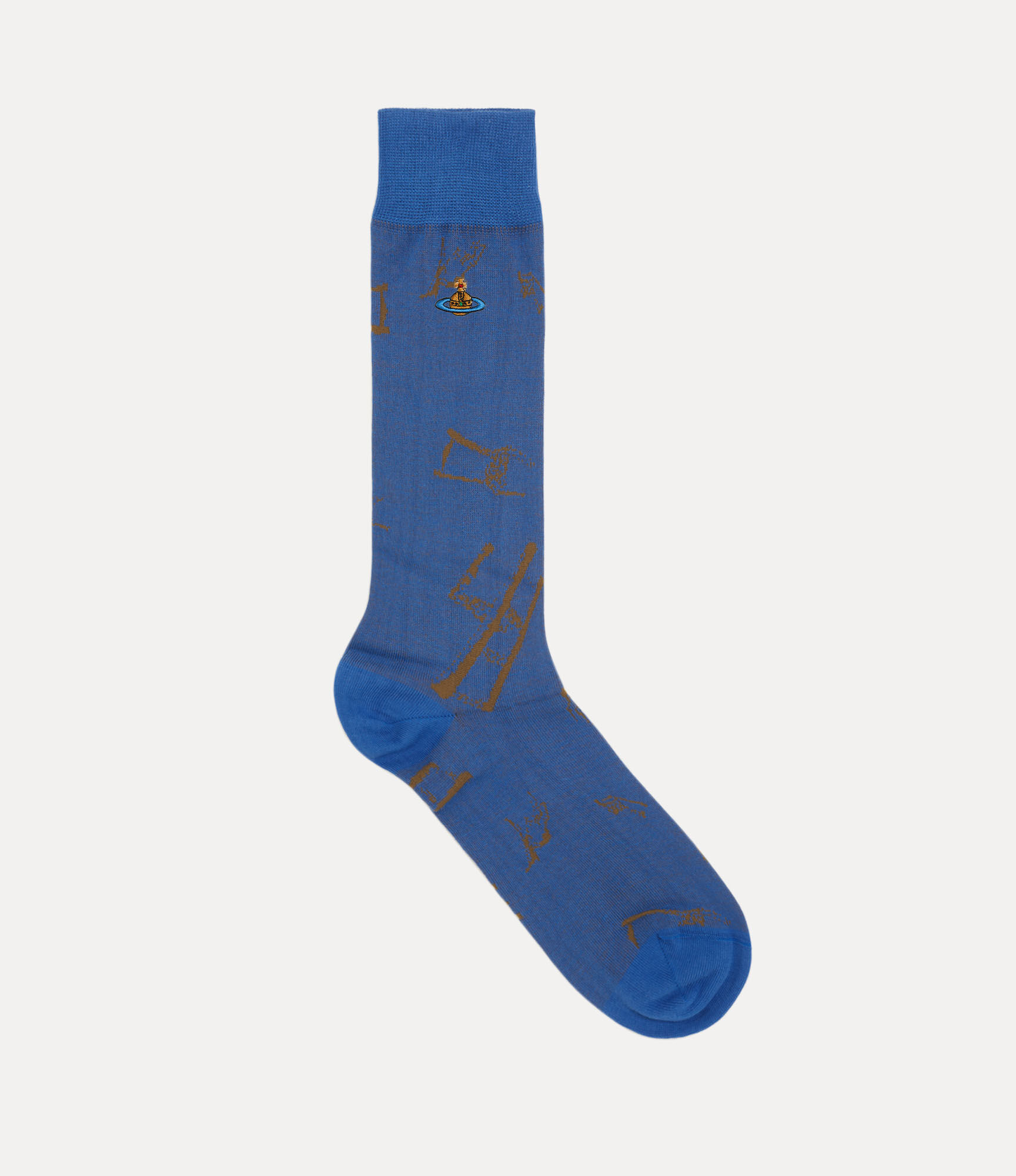 Deer Chair Sock in ROYAL-BLUE | Vivienne Westwood®
