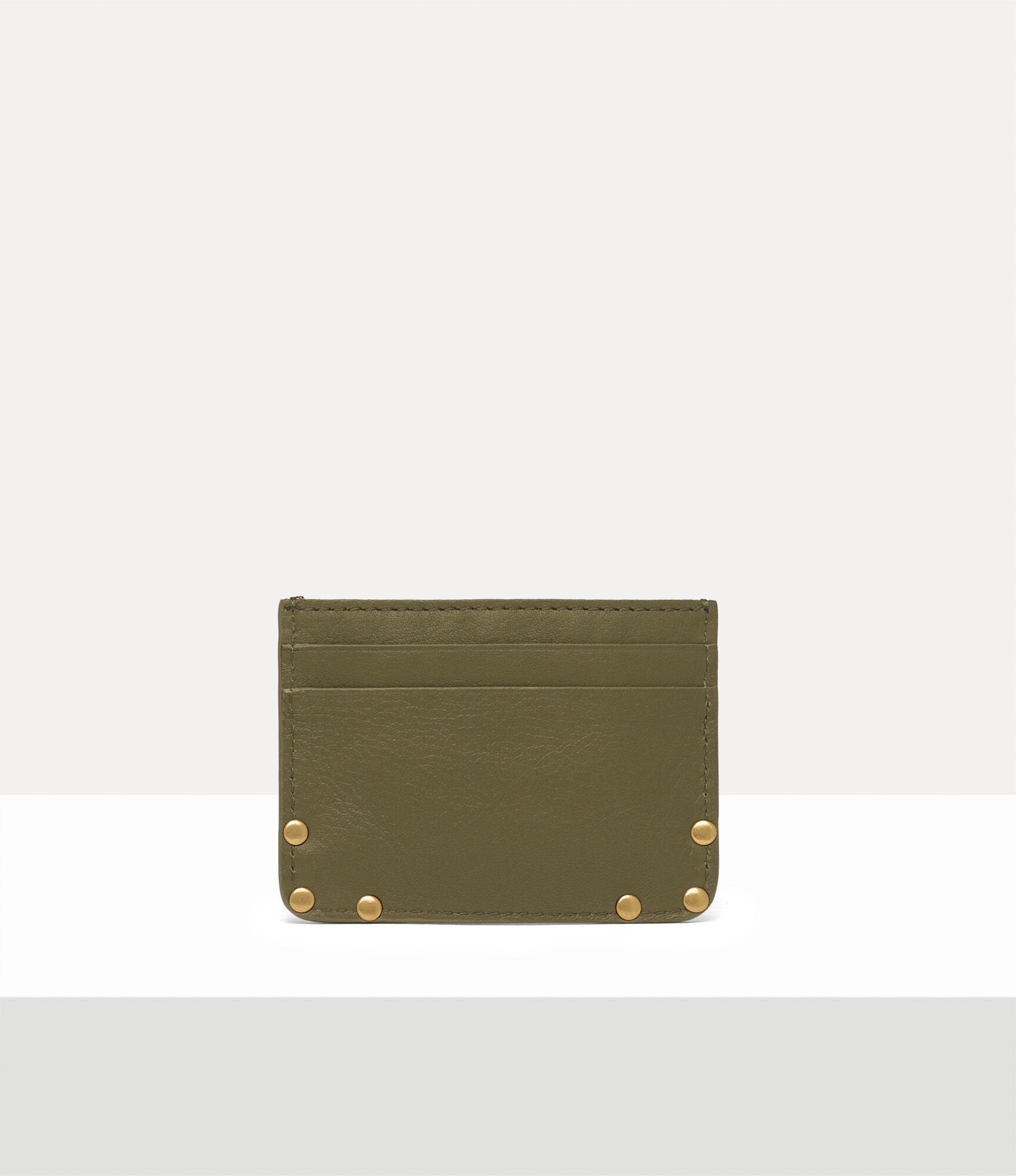 Flat Orb Card Holder in KHAKI | Vivienne Westwood®