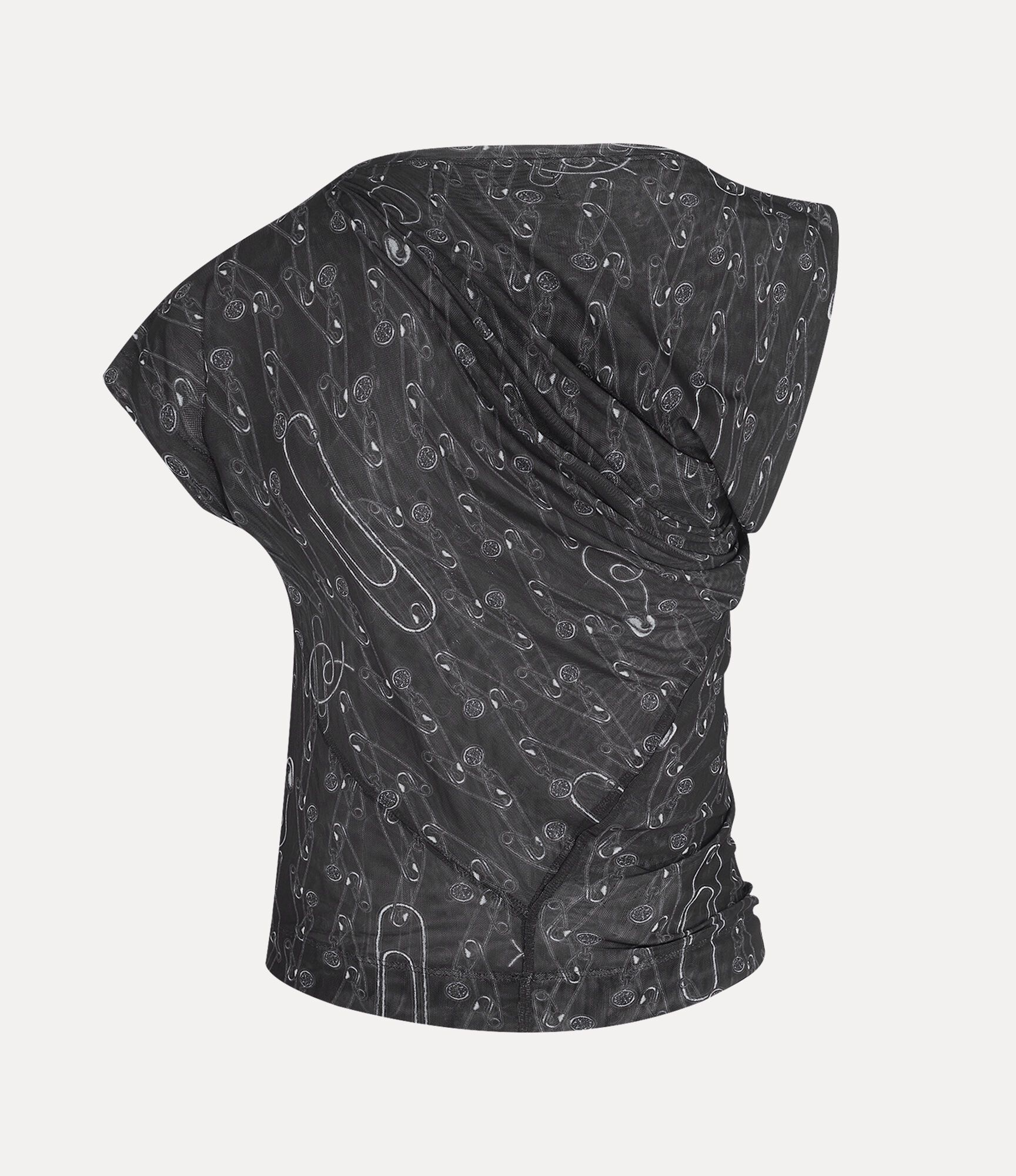 Hero Top in BLACK-SAFETY-PINS | Vivienne Westwood®