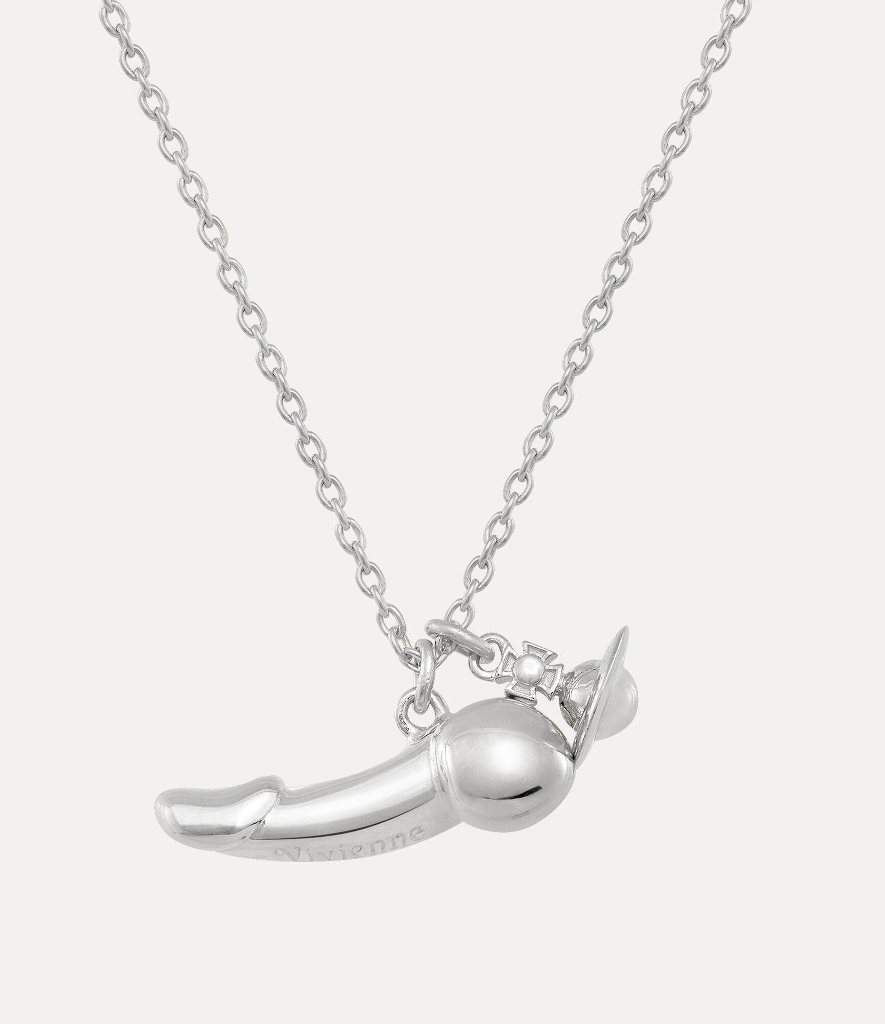 Penis Pendant Necklace in PLATINUM | Vivienne Westwood®