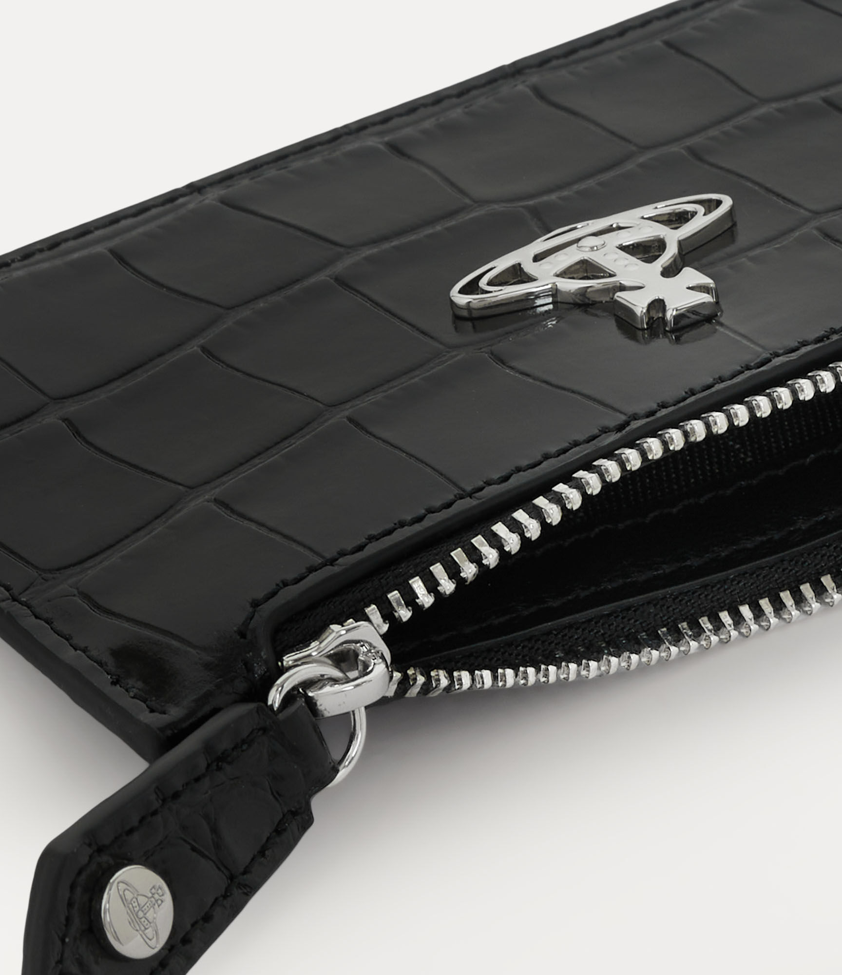 Slim Long Card Holder in BLACK | Vivienne Westwood®