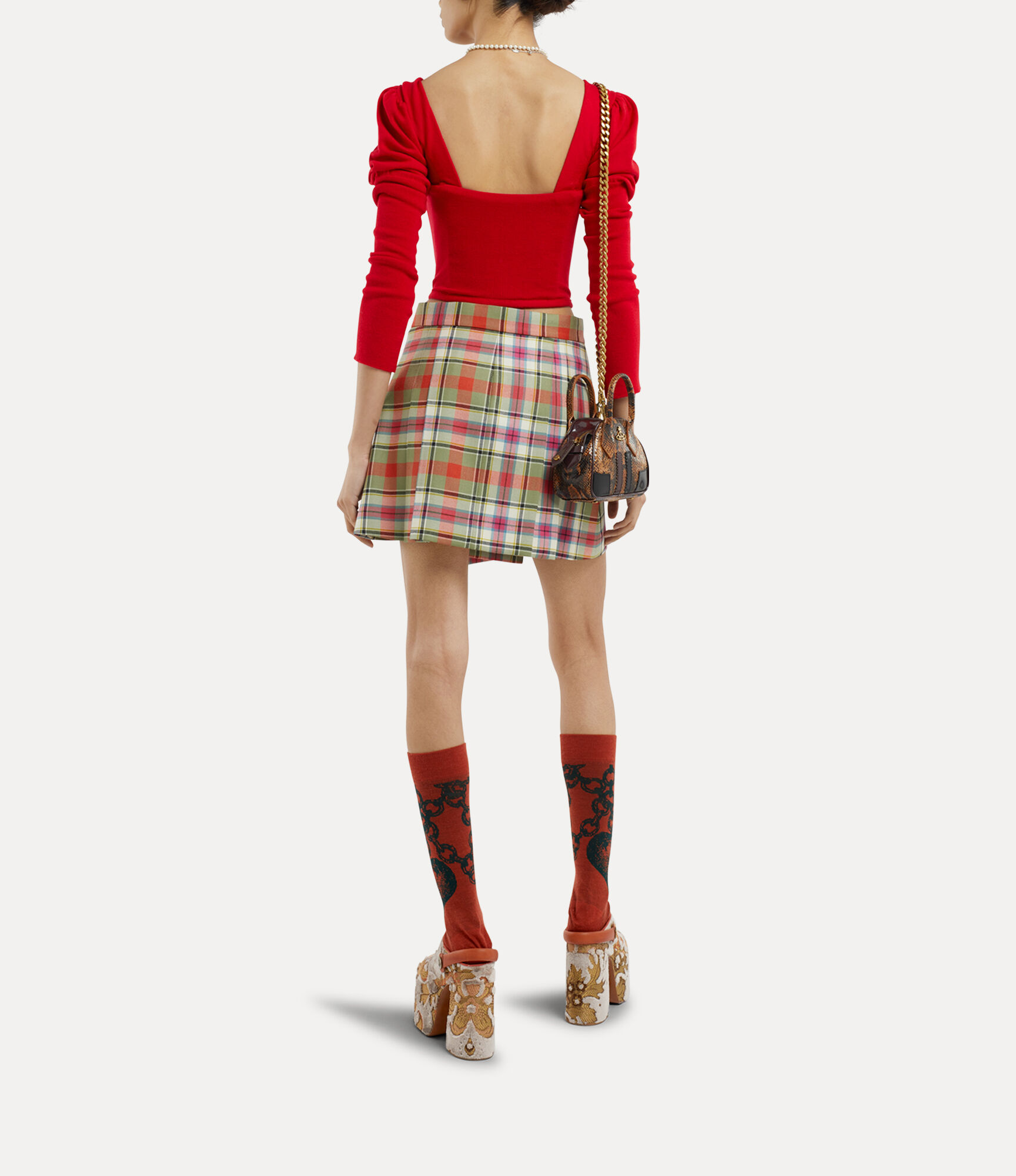 Bea Corset Cardigan in RED | Vivienne Westwood®
