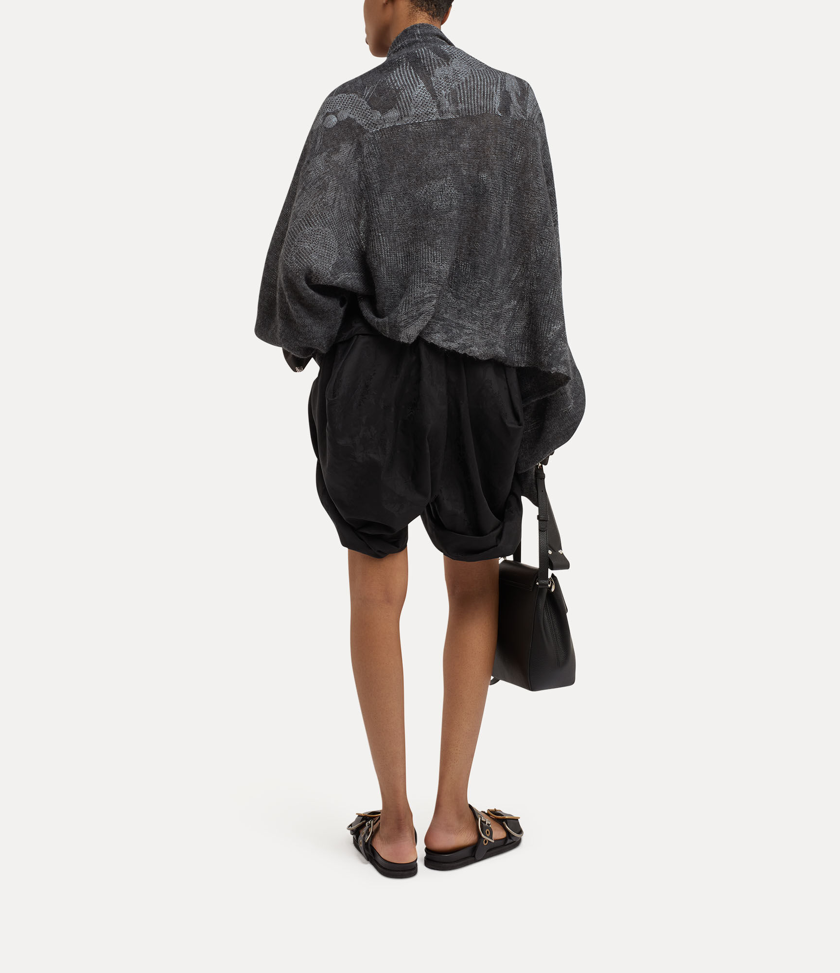 Hi-Vis Poncho Scarf in REFLECTIVE-GREY | Vivienne Westwood®