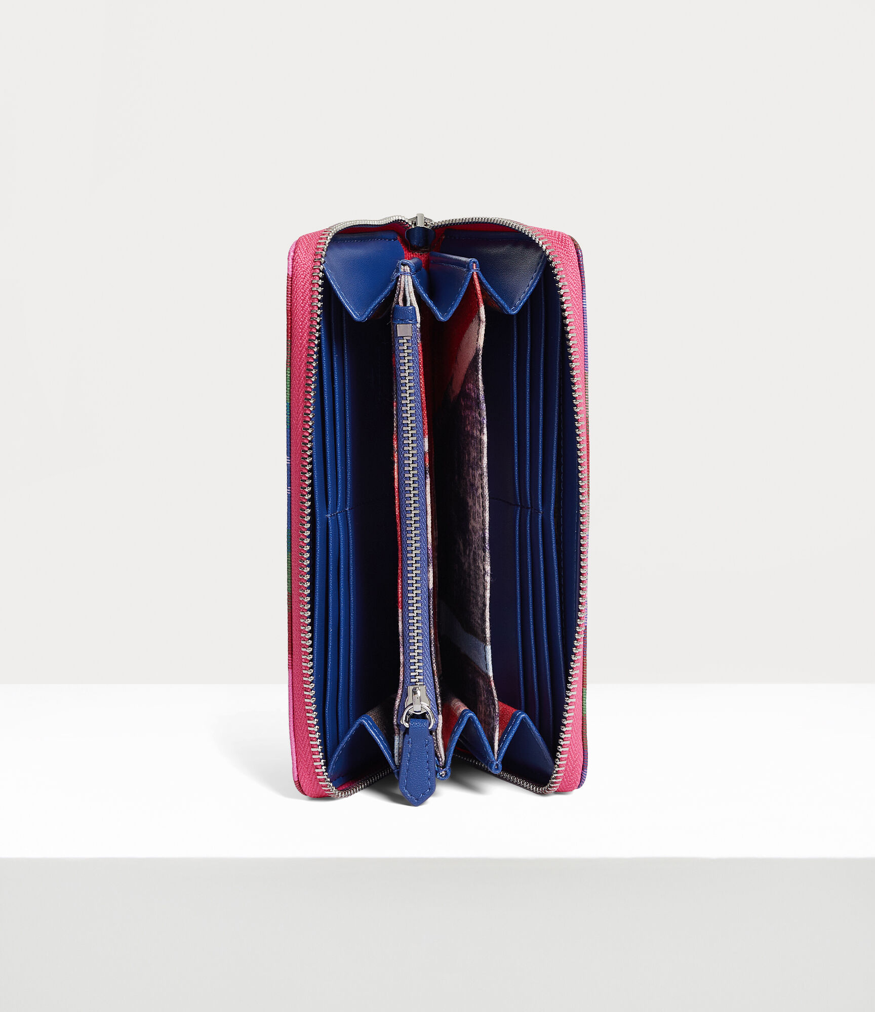 Classic Zip Round Wallet in CANDY-TARTAN | Vivienne Westwood®