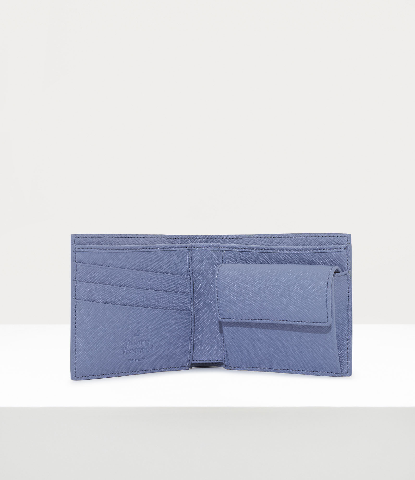 Saffiano Wallet in BLUE | Vivienne Westwood®